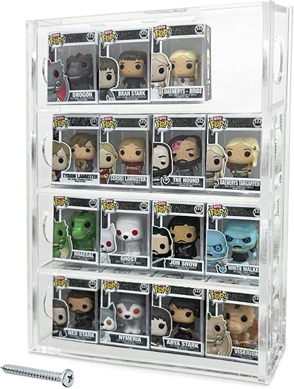 Amazon.com: Acrylic Display Case Compatible with Funko Bitty Pop ...