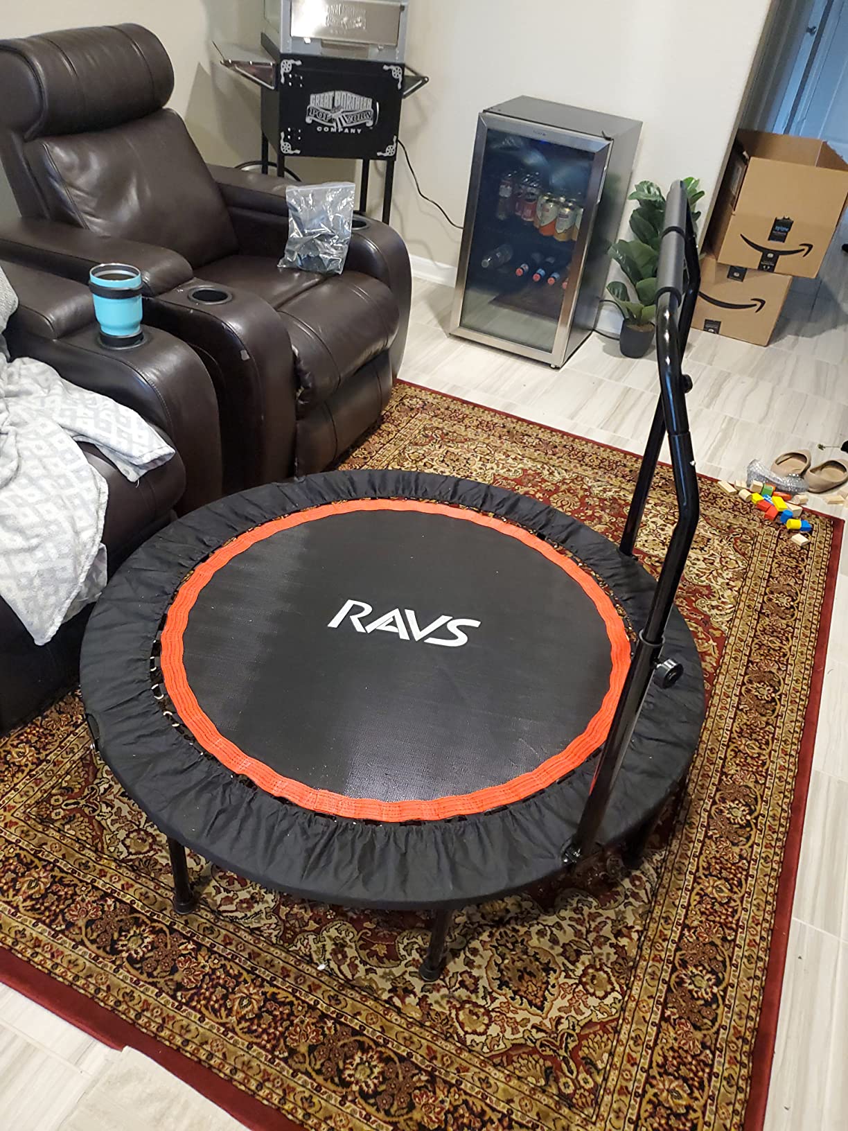 $27/mo - Finance RAVS Mini Trampoline for Kids Adults 40"/48" Foldable ...