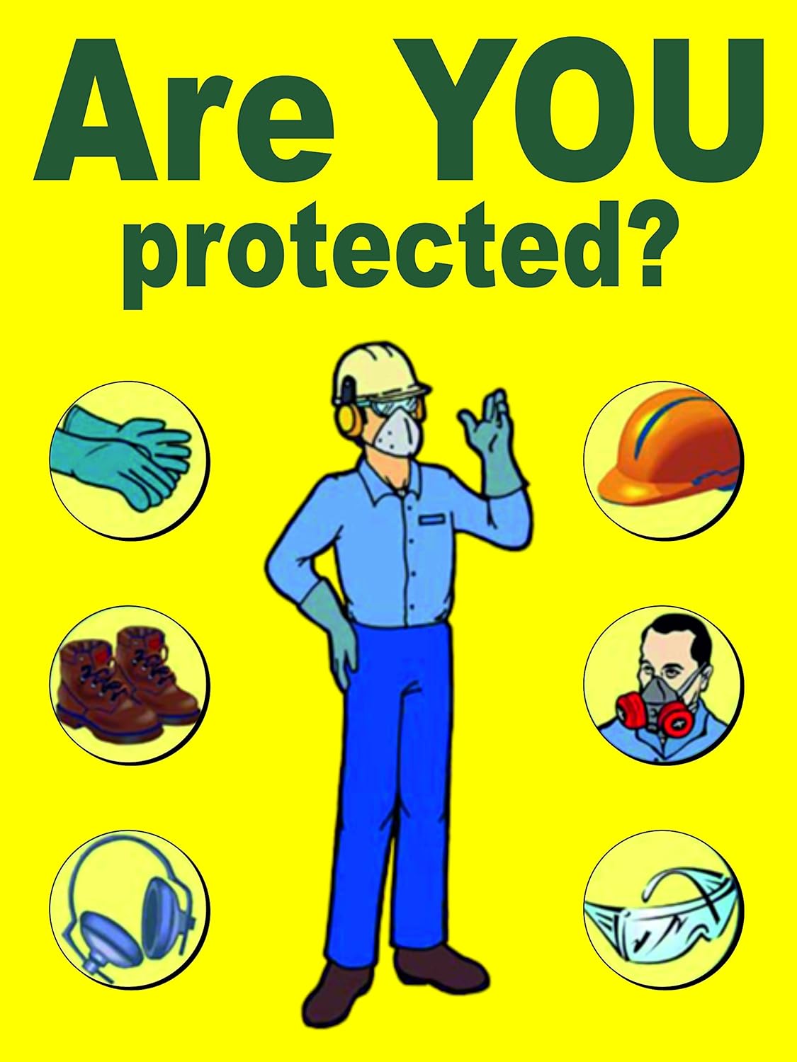 SELF ADHISIVE SAFETY POSTURE- ARE YOU PROTECTED : Amazon.in: Office ...