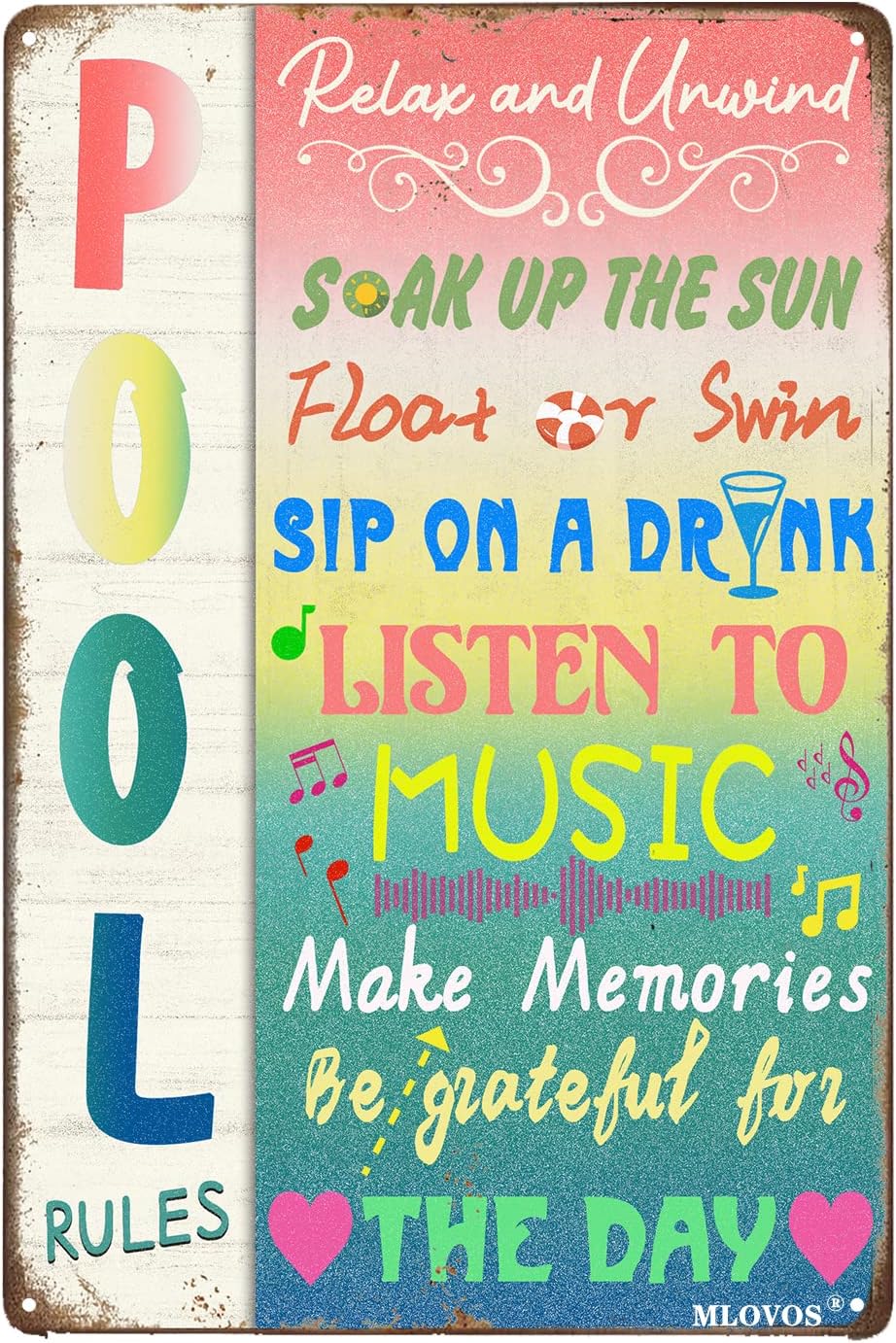 Amazon.com: Welcome To Our Pool Signs Proudly Serving Whatever You ...