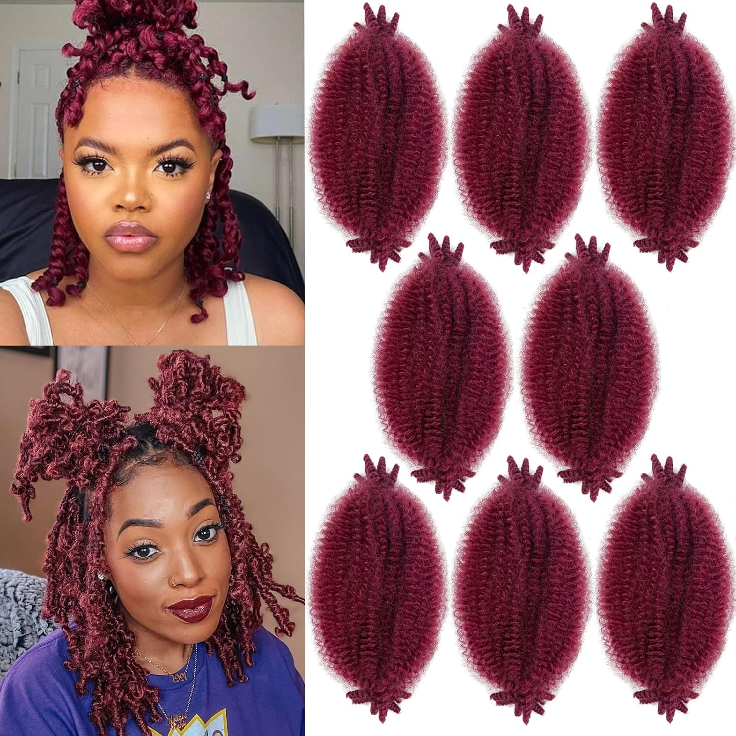 Amazon.com : Marley Twist Braiding hair 12 Inch Springy Afro Twist Hair ...