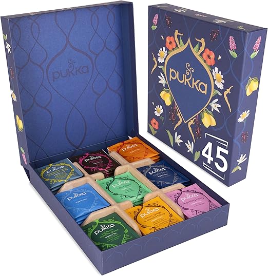 Pukka Tisane, Selection Box, Set Regalo Tisane e Infusi, 9 Gusti ...