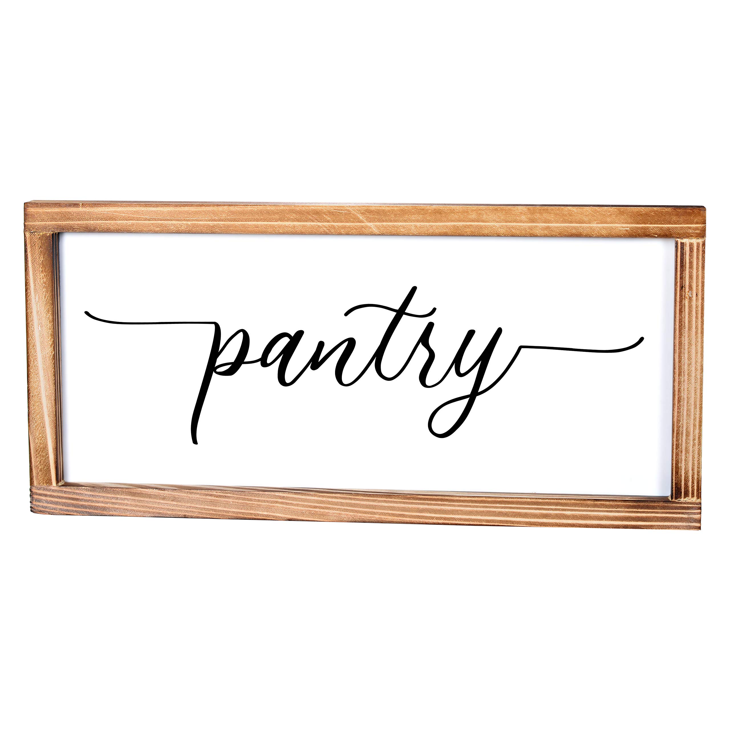 Pantry Signs For Kitchen 8x17 Inch, Rustic Pantry Sign Decor, Farmhouse ...