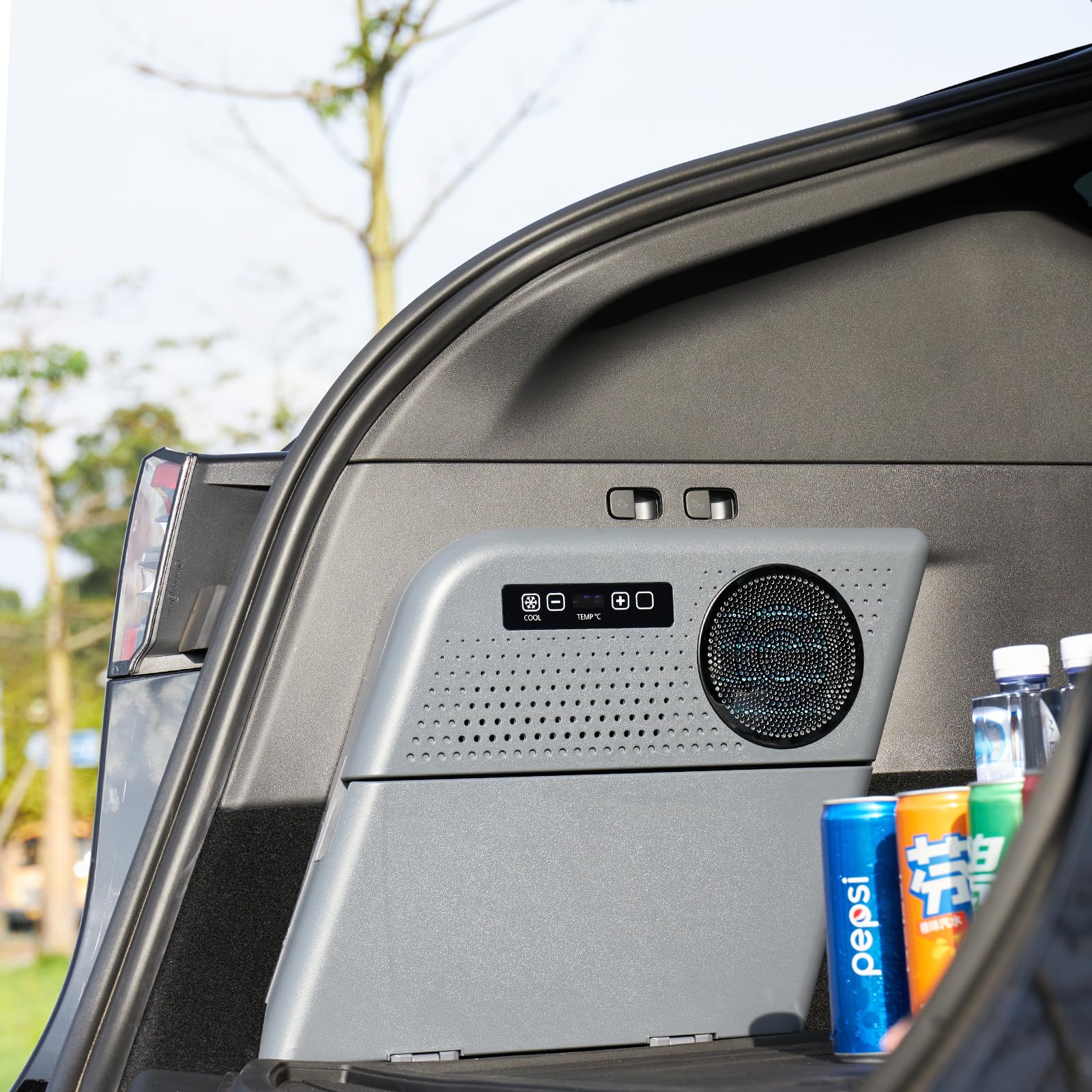 Tesla Model Y 12 Volt Portable Car Refrigerator 16Liter(16.91qt) Car ...