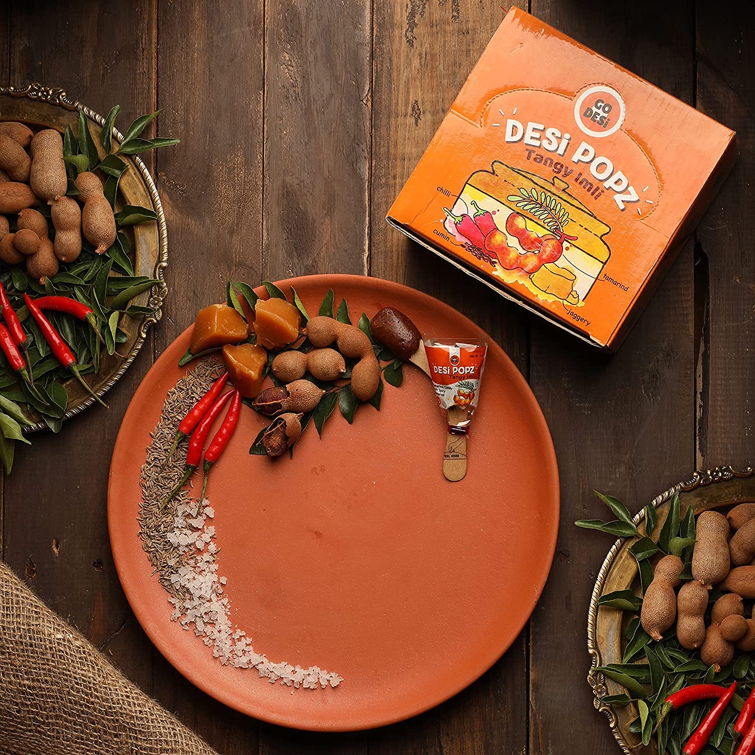 Buy GO DESi Imli Pop Tamarind & Jaggery Candy| (50 Piece) | Tangy Imli ...