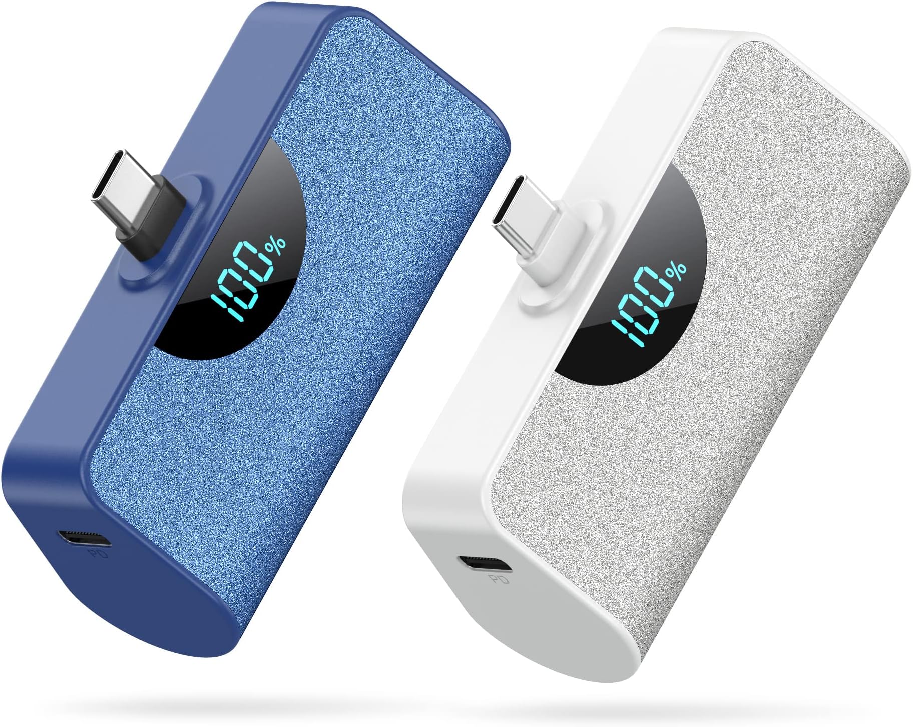 Amazon.com: Mini Portable Charger 5000mAh Power Bank, 15W PD USB C Cell ...