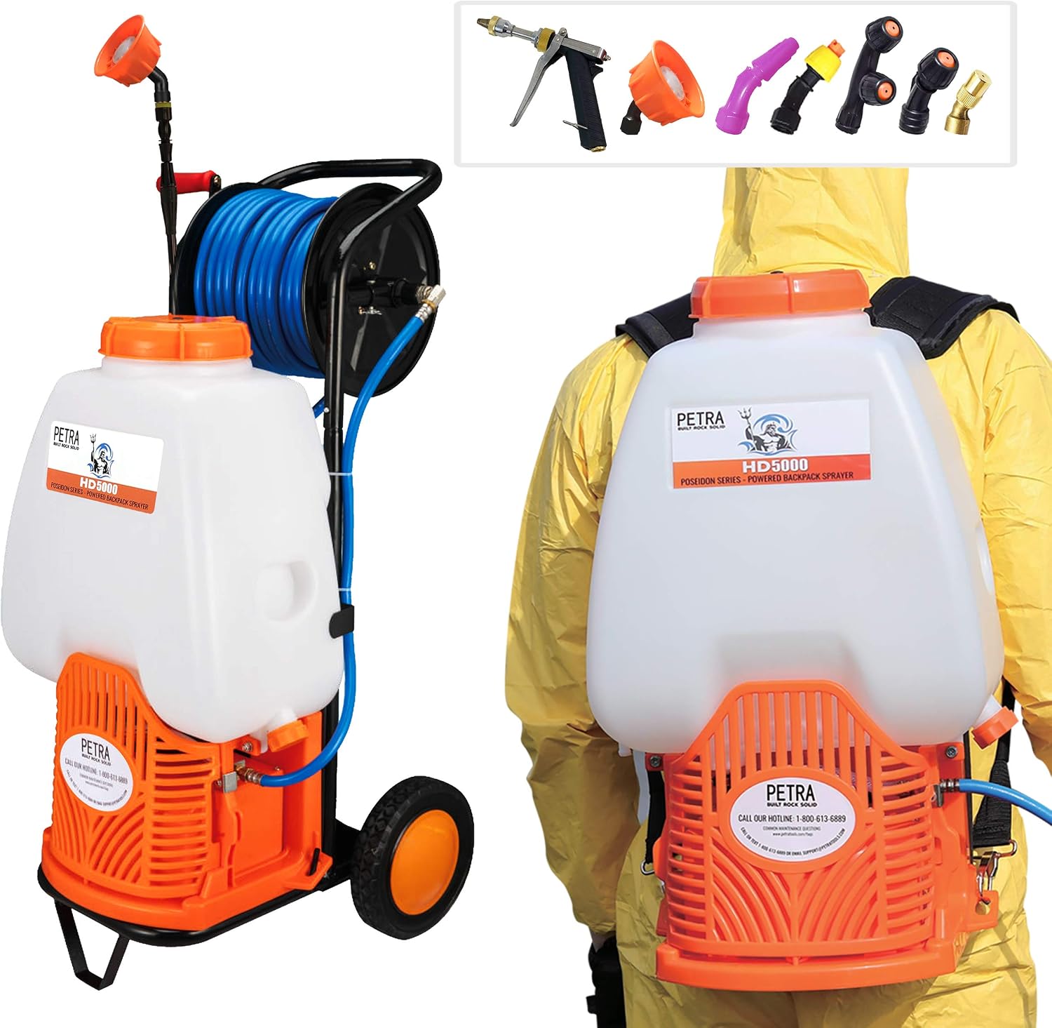 Amazon.com : PetraTools Battery Backpack Sprayer with Custom Fitted ...