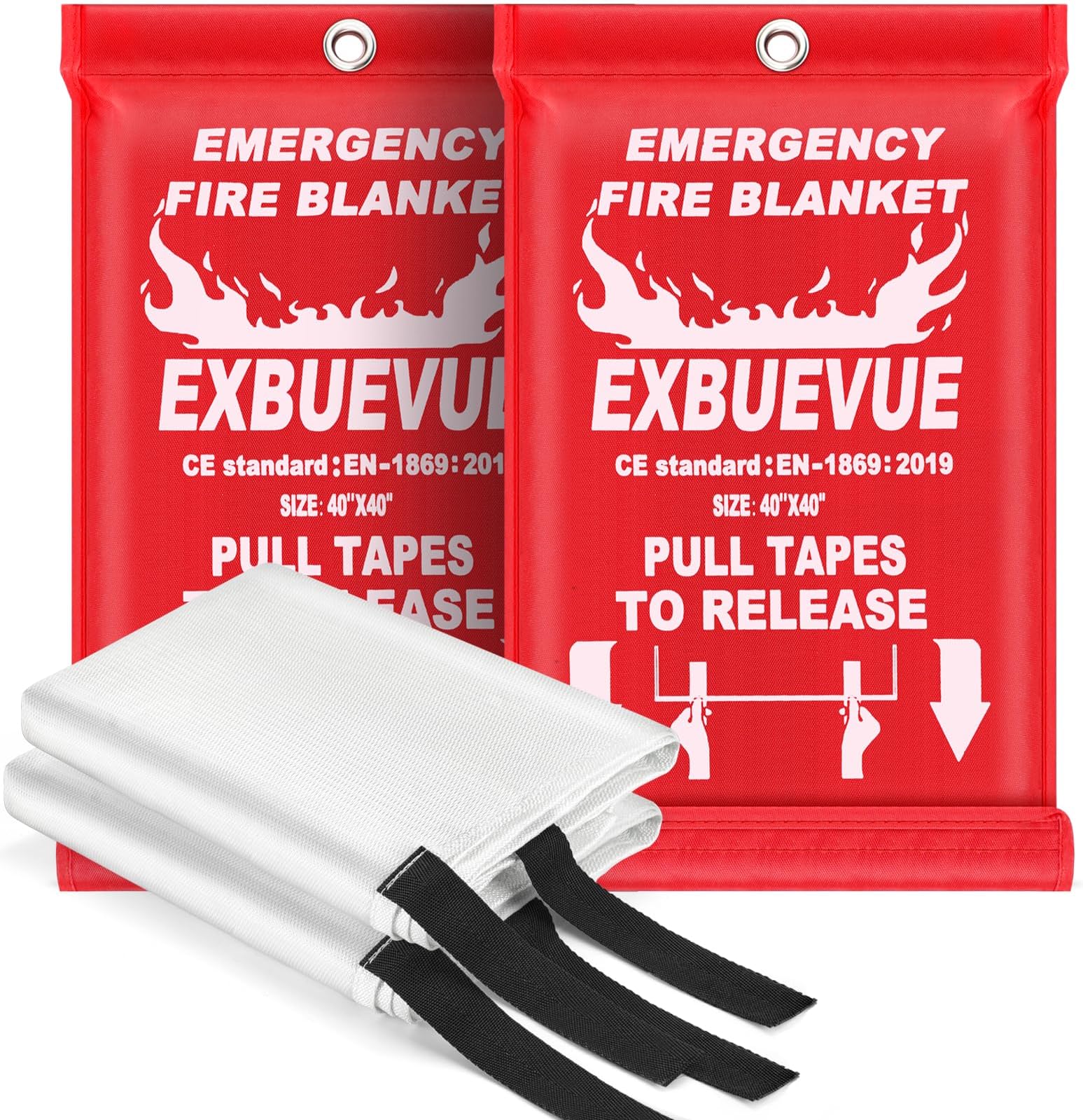 Amazon.com: RESCUE GUARD Emergency Fire Blanket - 1 Pack, 40” x 40 ...