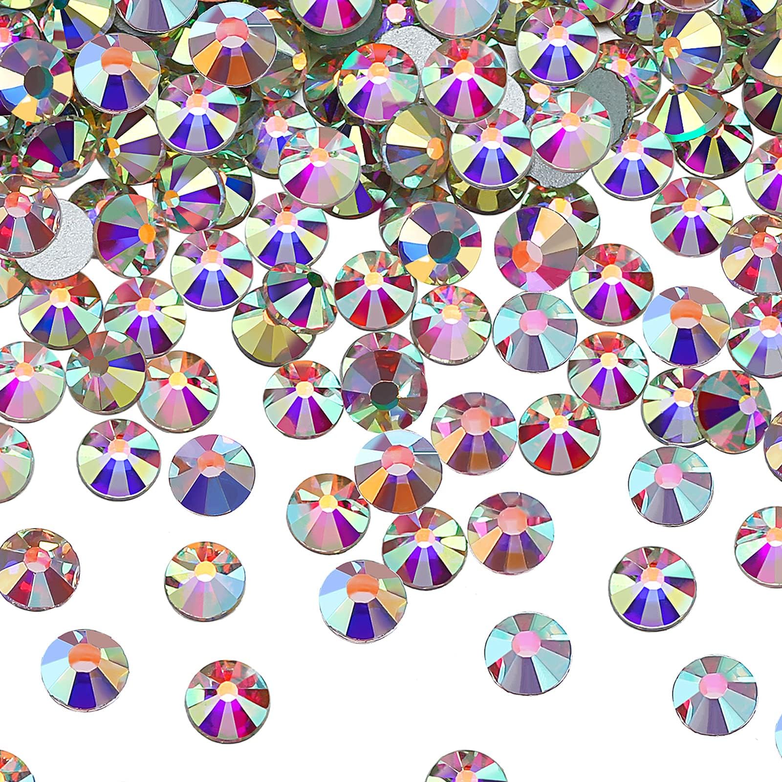 Amazon.com: 36 pcs Crystal AB (001 AB) Austrian 2088 Xirius 30ss Flat ...