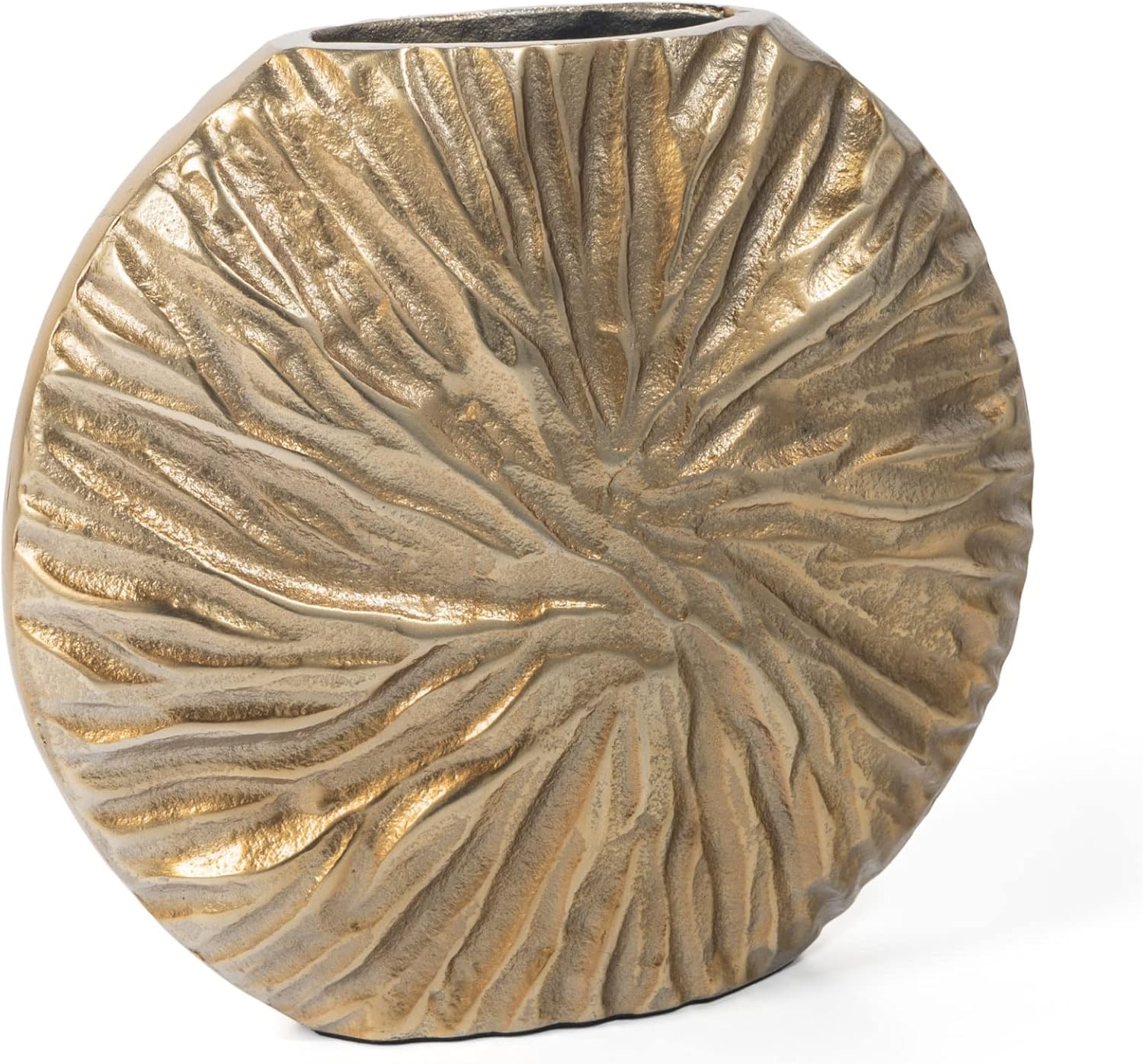 Amazon.com: Gild Design House Cadence 9" Metal Table Vase, Small Gold ...