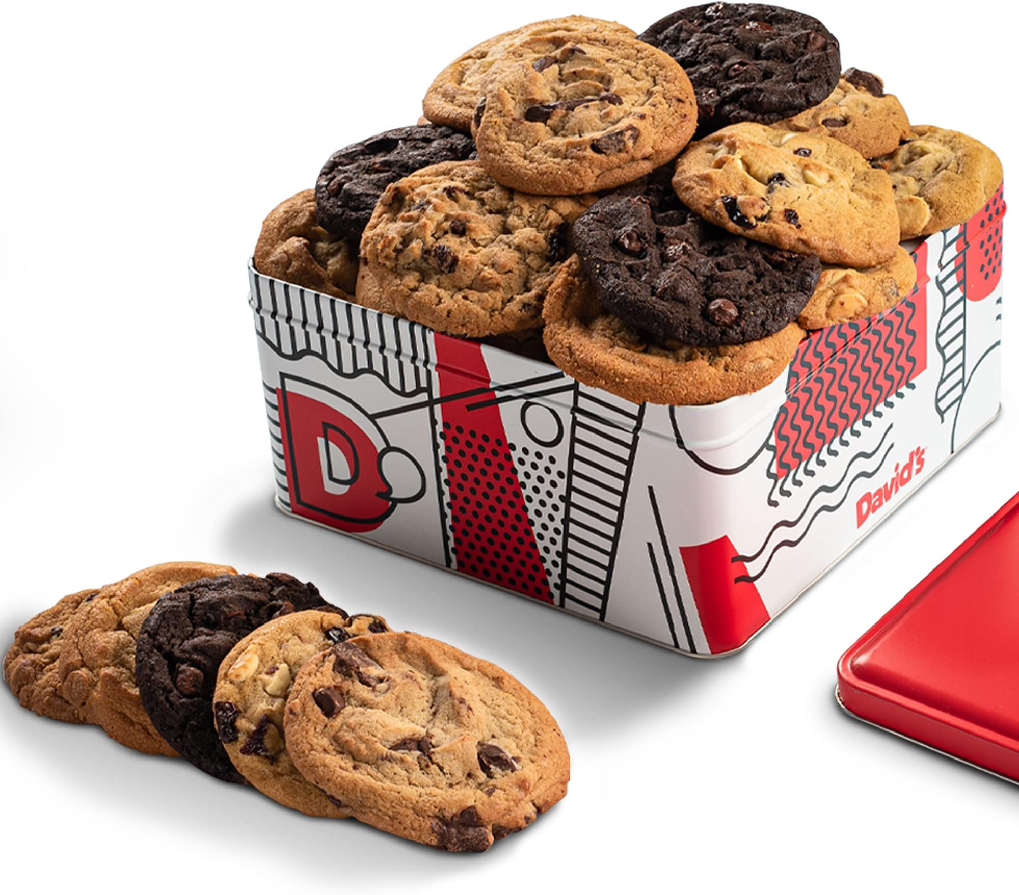Amazon.com : David's Cookies 2lbs Assorted Flavors Fresh Baked Cookies ...