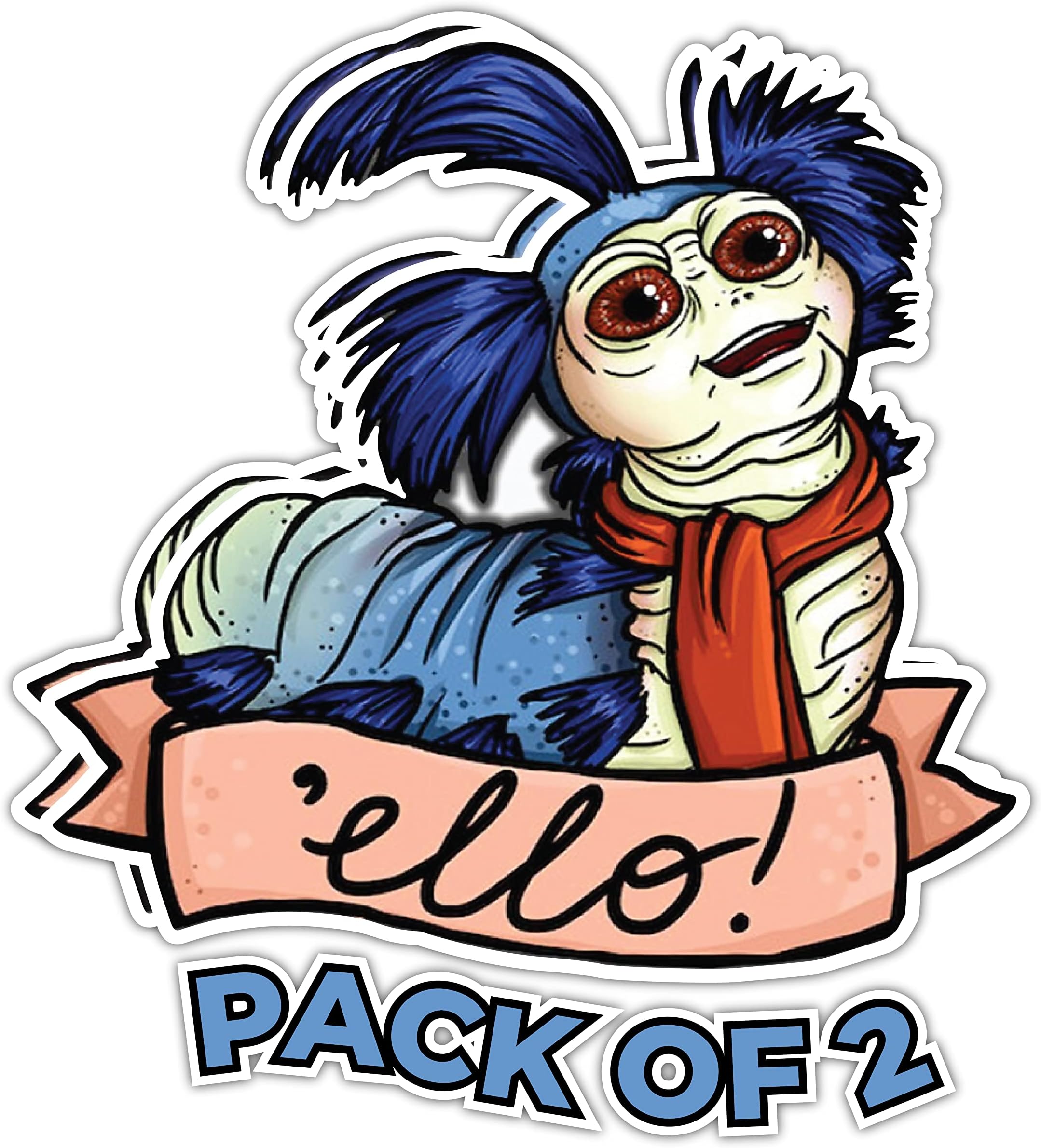 Amazon.com - Ello - Labyrinth Worm - Sticker Graphic - Auto, Wall ...