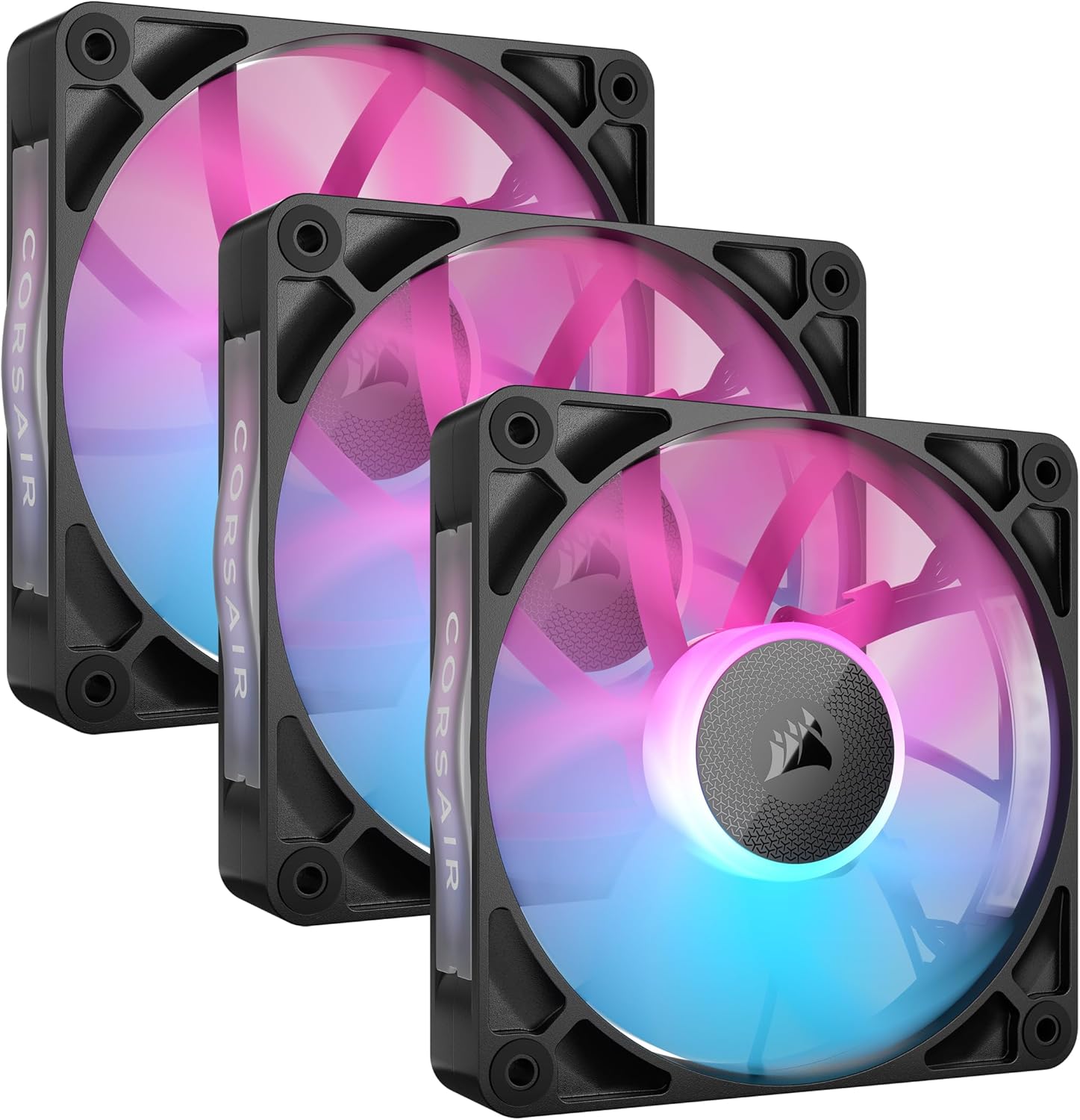 CORSAIR iCUE Link RX120 RGB 120mm PWM Fans with iCUE Link System Hub ...
