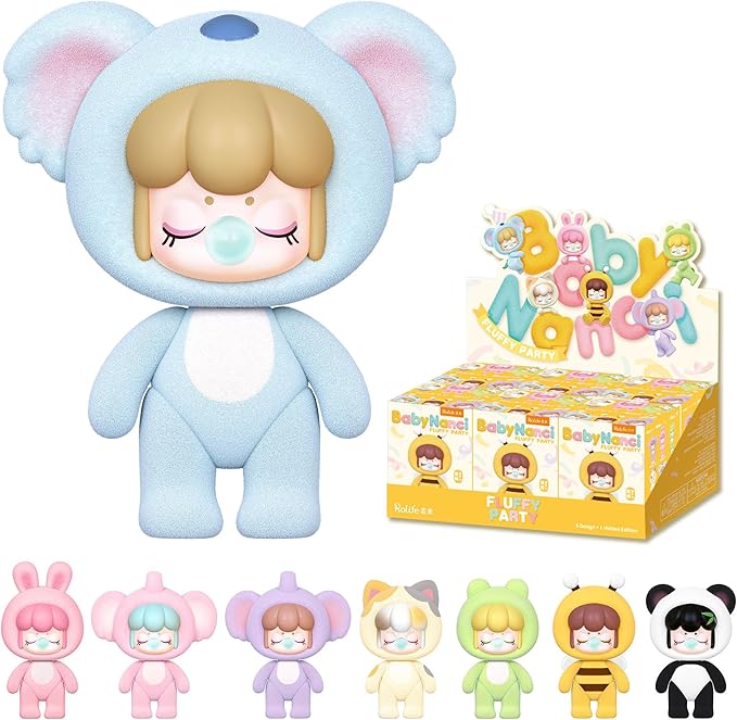 Amazon.com: Rolife Nanci Blind Box- Fluffy Party Series-Cute Action ...