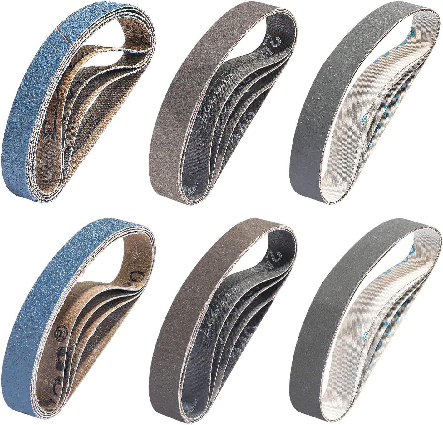 Amazon.com: 12 Pack 1/2" x 12" Sharpening Belt Kit for Work Sharp Knife ...
