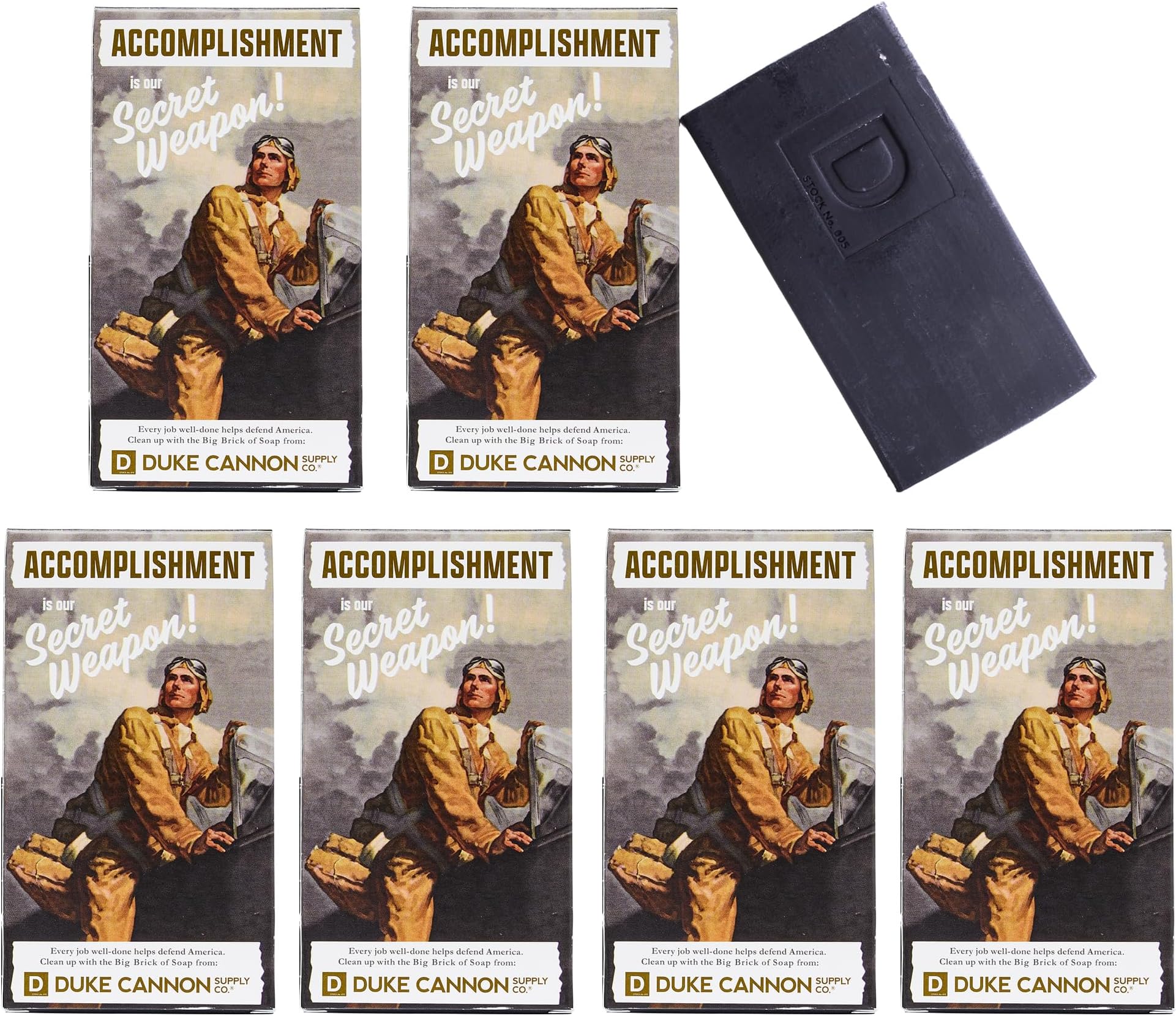 Amazon.com : Duke Cannon Big Brick of Bar Soap for Men - Smells Like ...