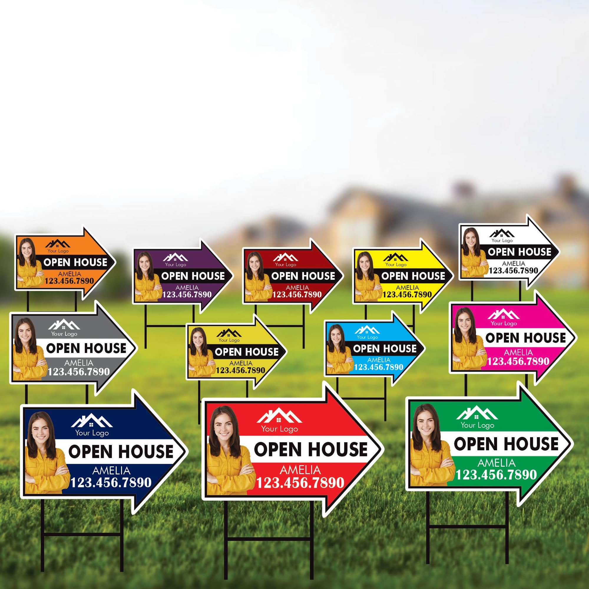 Open House Sign Designs Open House Yard Sign Templates