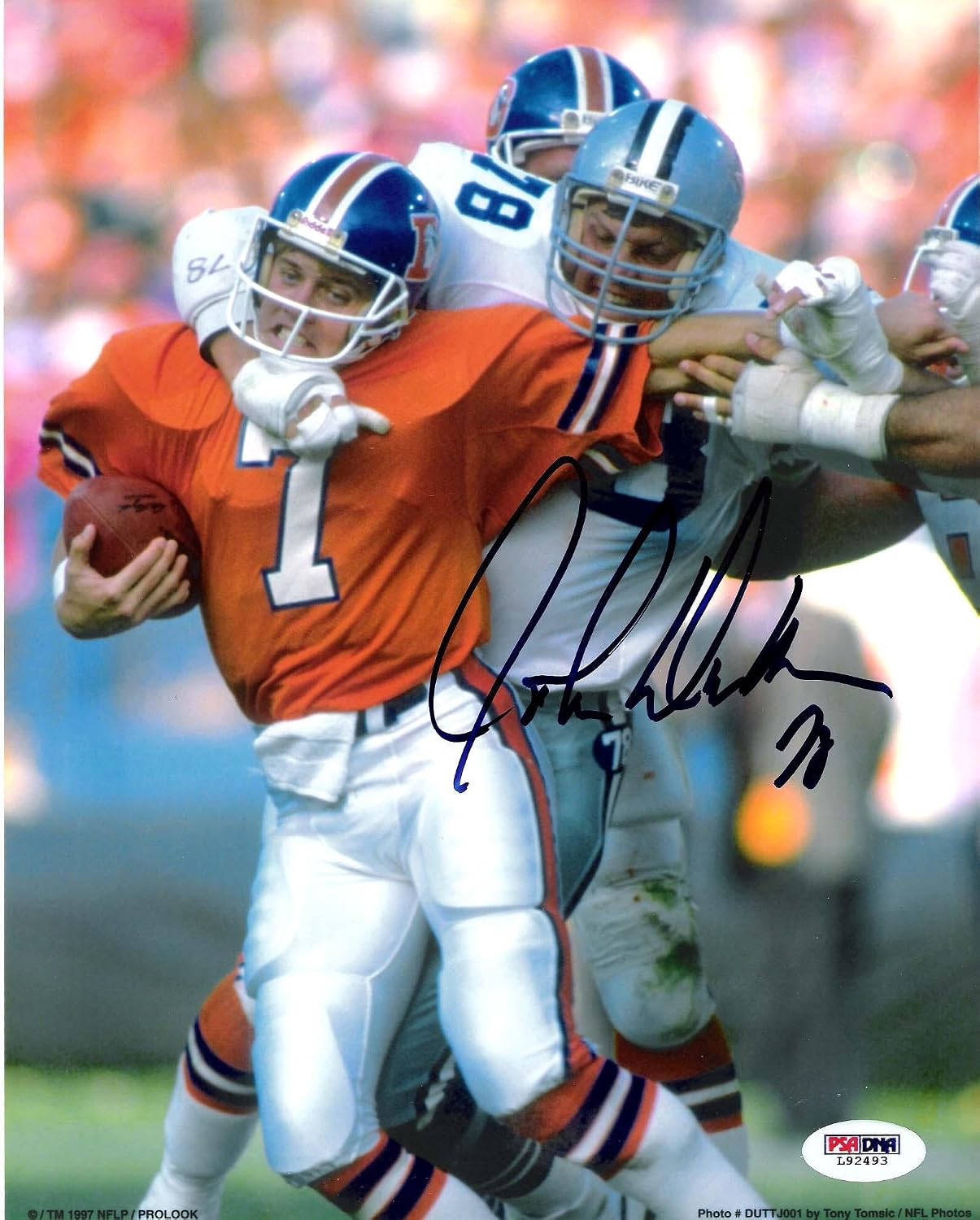 JOHN DUTTON -DT/DE (COWBOYS 1974-87) PSA/DNA 3TIME PRO BOWLER Signed ...