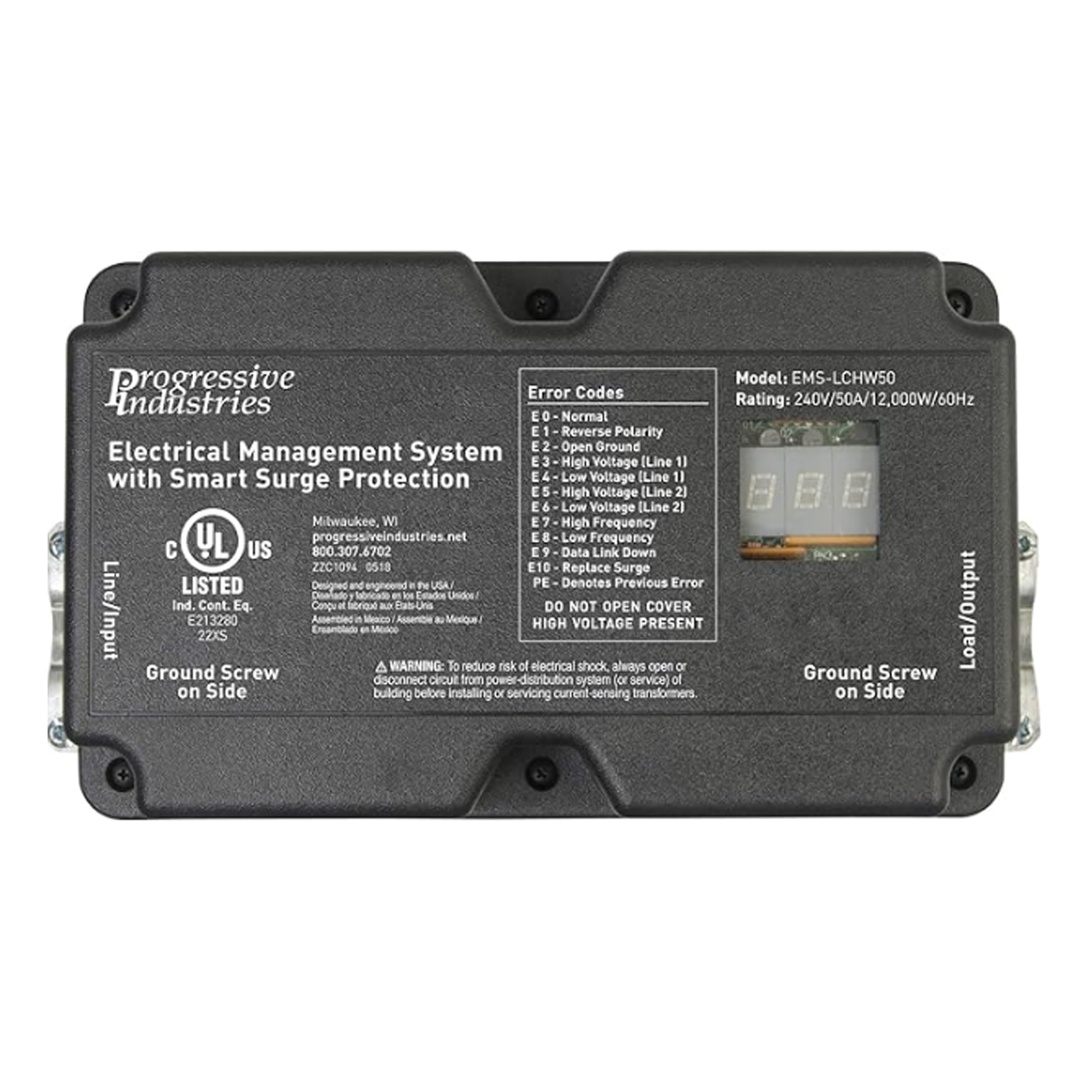 Snapklik.com : Progressive Industries Hardwired RV Surge Protector, 50 ...