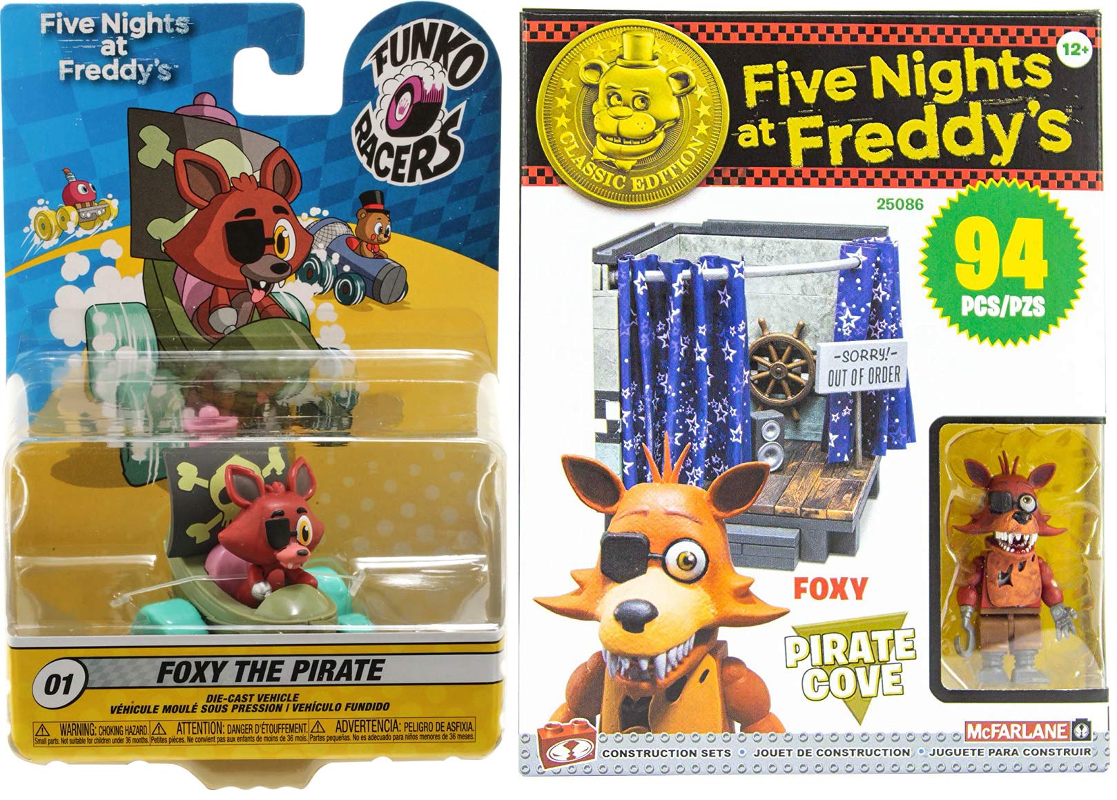 Buy Funko Pirate Ship Race Car Foxy Five Nights at Freddy's Character ...