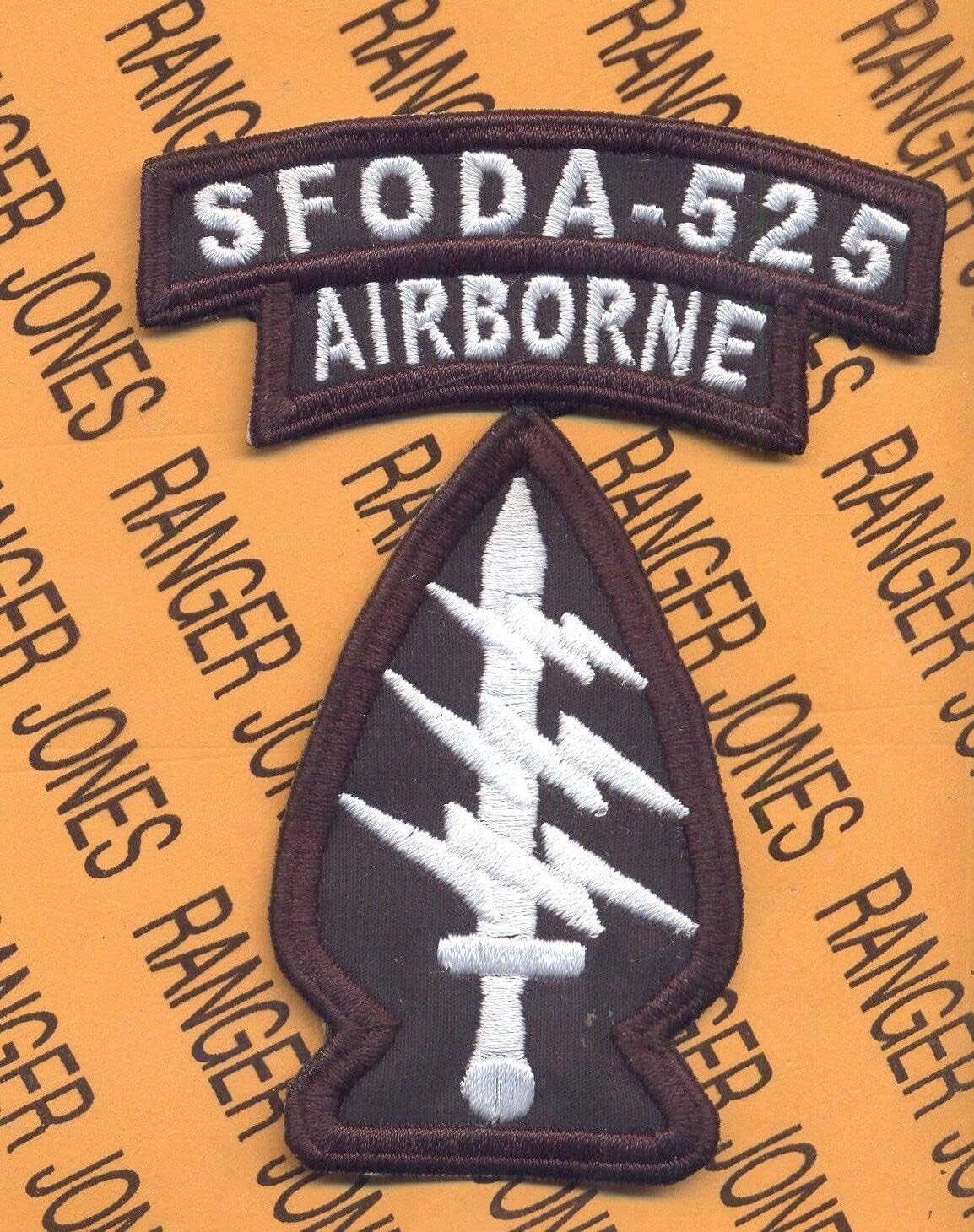 Amazon.com: 5th Special Forces Group Airborne SFGA SFODA-525 Patch Set