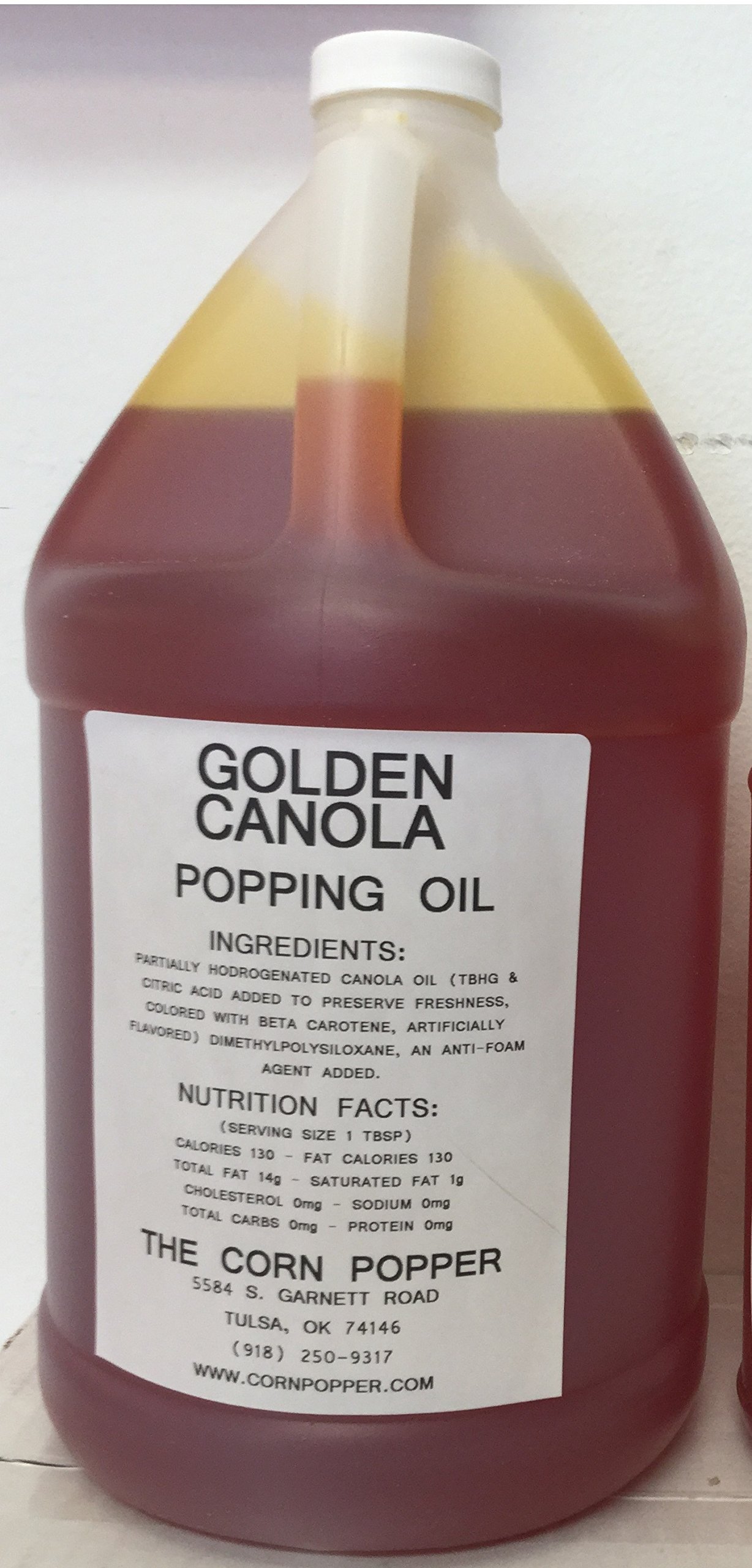 Amazon.com : Golden Canola Popcorn Popping Oil, 2-gallon Case : Grocery ...