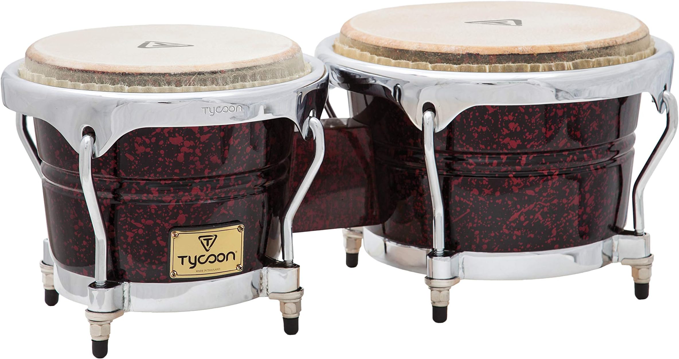 Amazon.com: Tycoon Percussion Bongo Drum (TB-800CRP) : Musical Instruments
