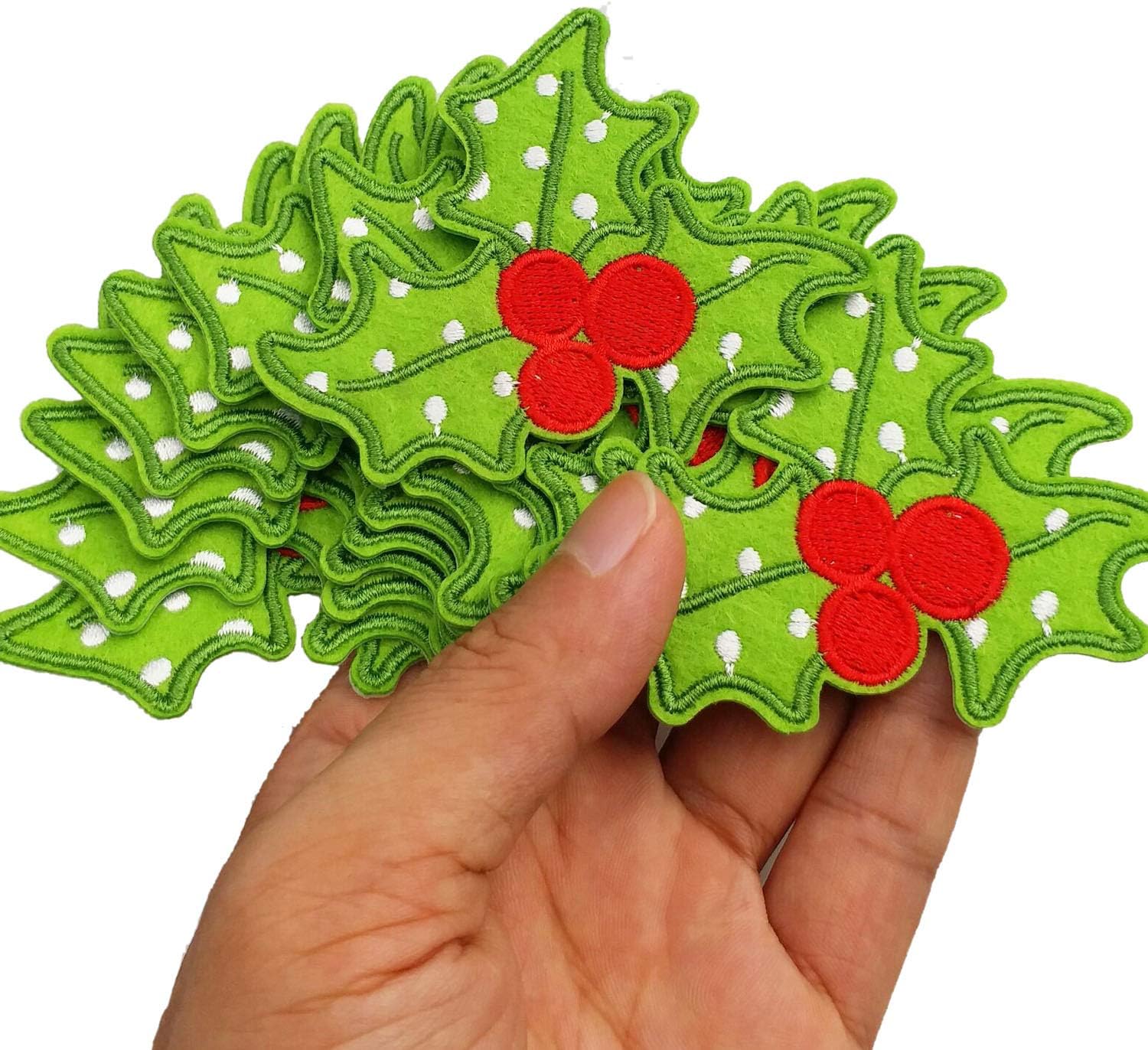 Amazon.com: Cute-Patch Christmas Patches, Candy Cane Applique ...