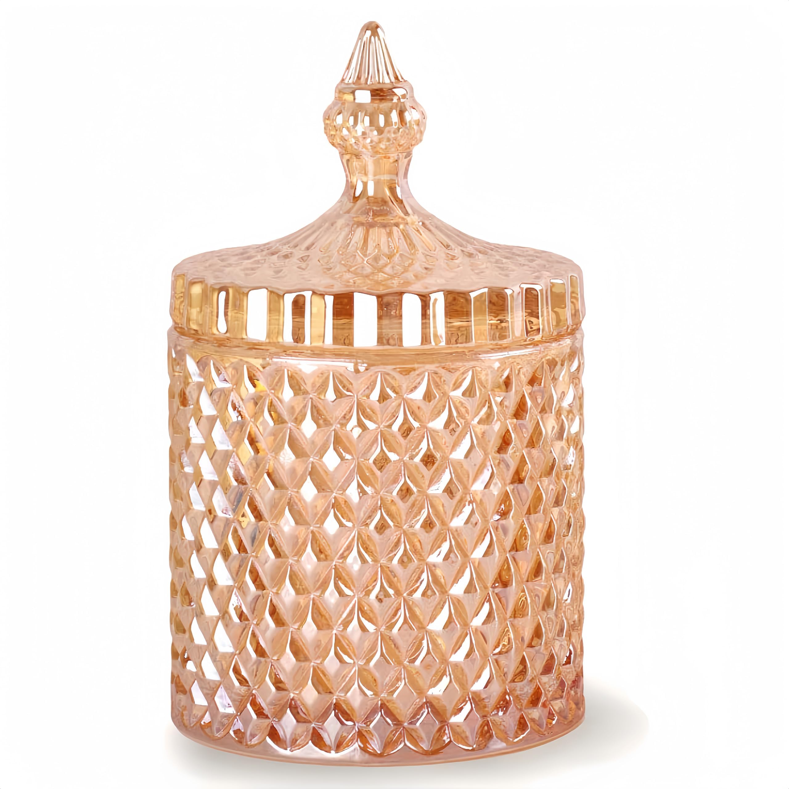 Amazon.com: Turquoise Glass Mosaic Qtip Holder Dispenser Teal Geometric ...