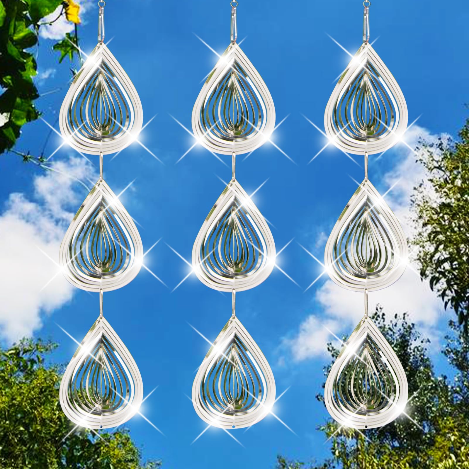 Amazon.com: Bird Scare Discs Set, Highly Reflective Bird Reflectors ...