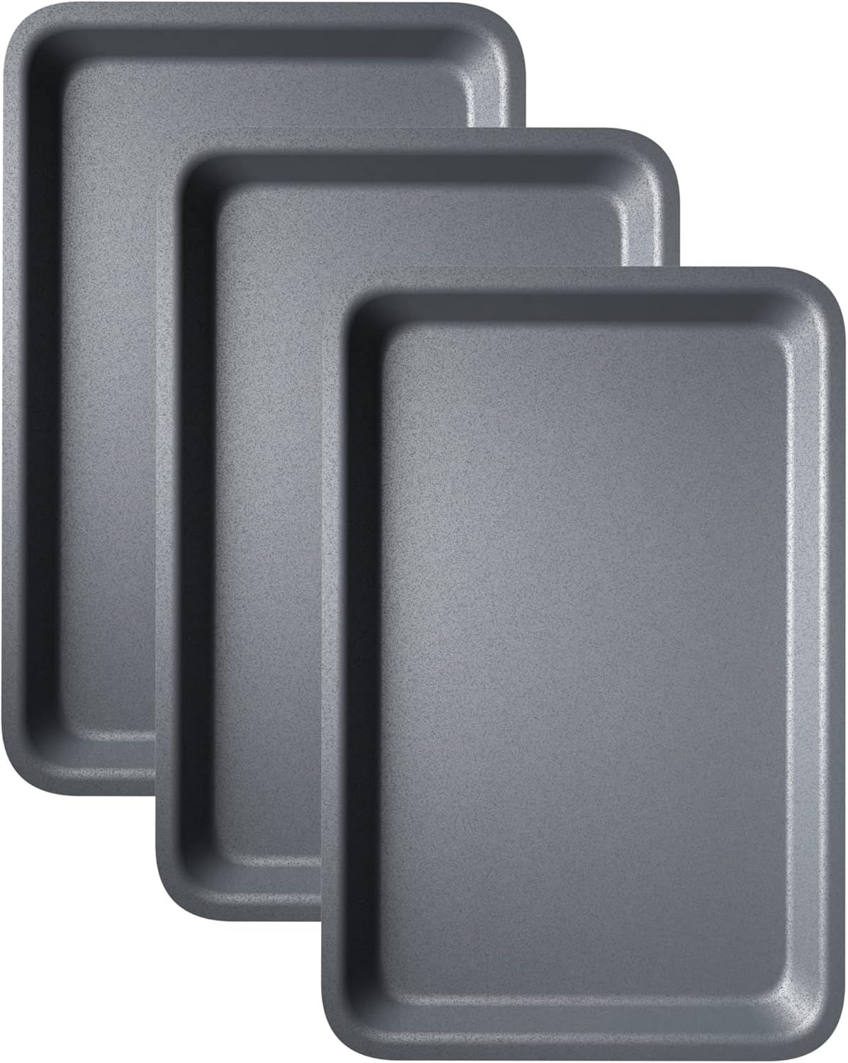 Economy 3-Pack Deep Oven Tray Baking Tray Set - 31cm Non Stick Roasting ...