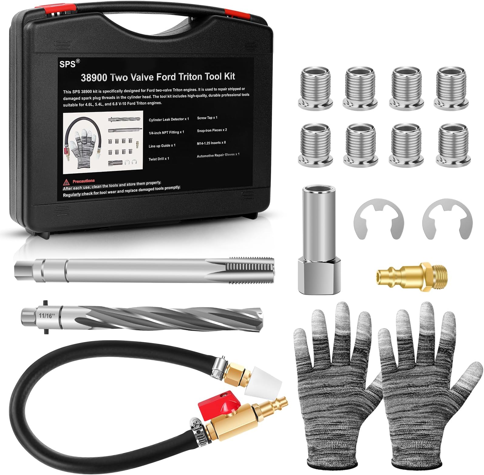 Amazon.com: 38900 Two Valve Ford Triton Tool Kit, Foolproof Repair ...