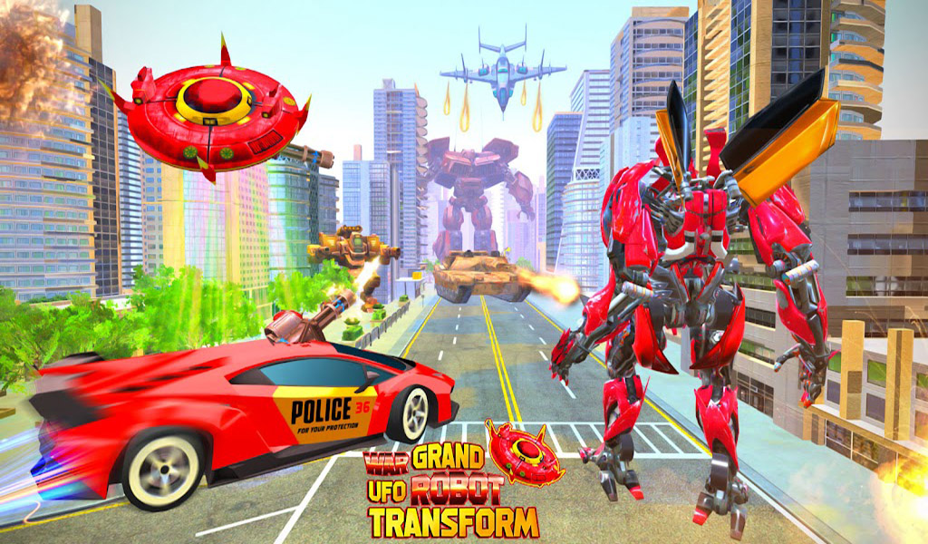 Grand Flying Car robot transform battle - App on Amazon Appstore