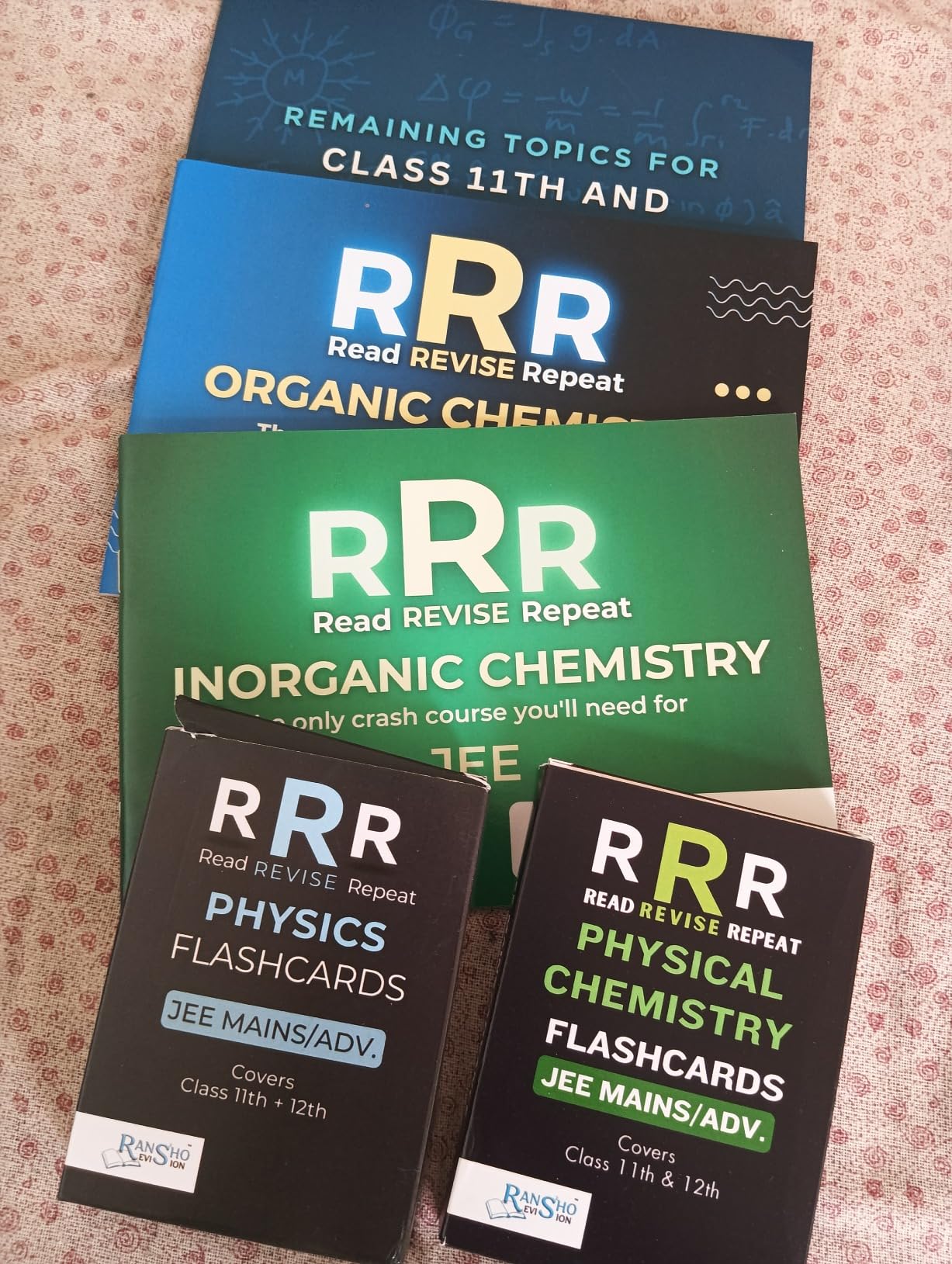 Buy JEE Booster Combo - Physics & Chemistry Flashcards (Mains/Advanced ...