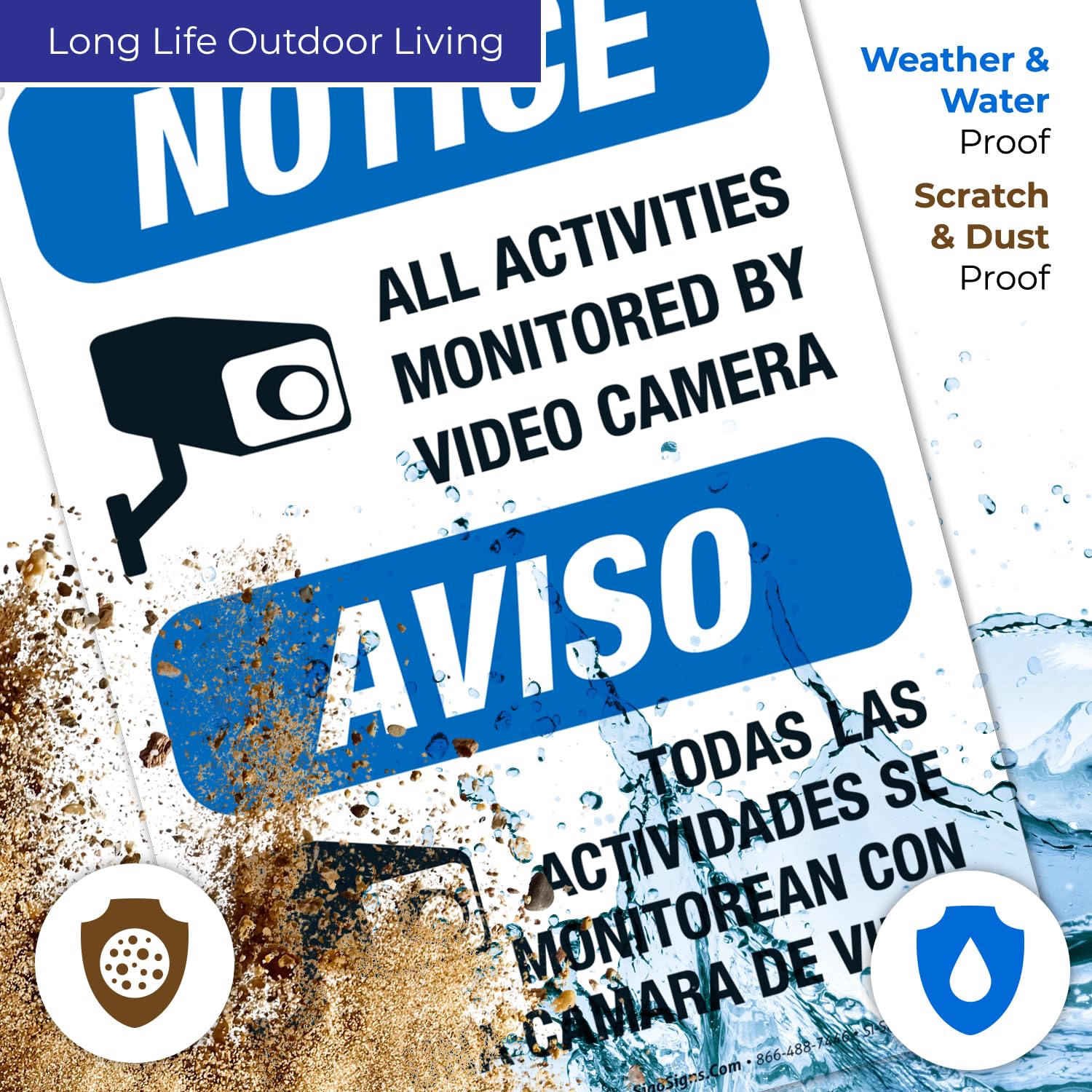 Security Camera Sign Spanish