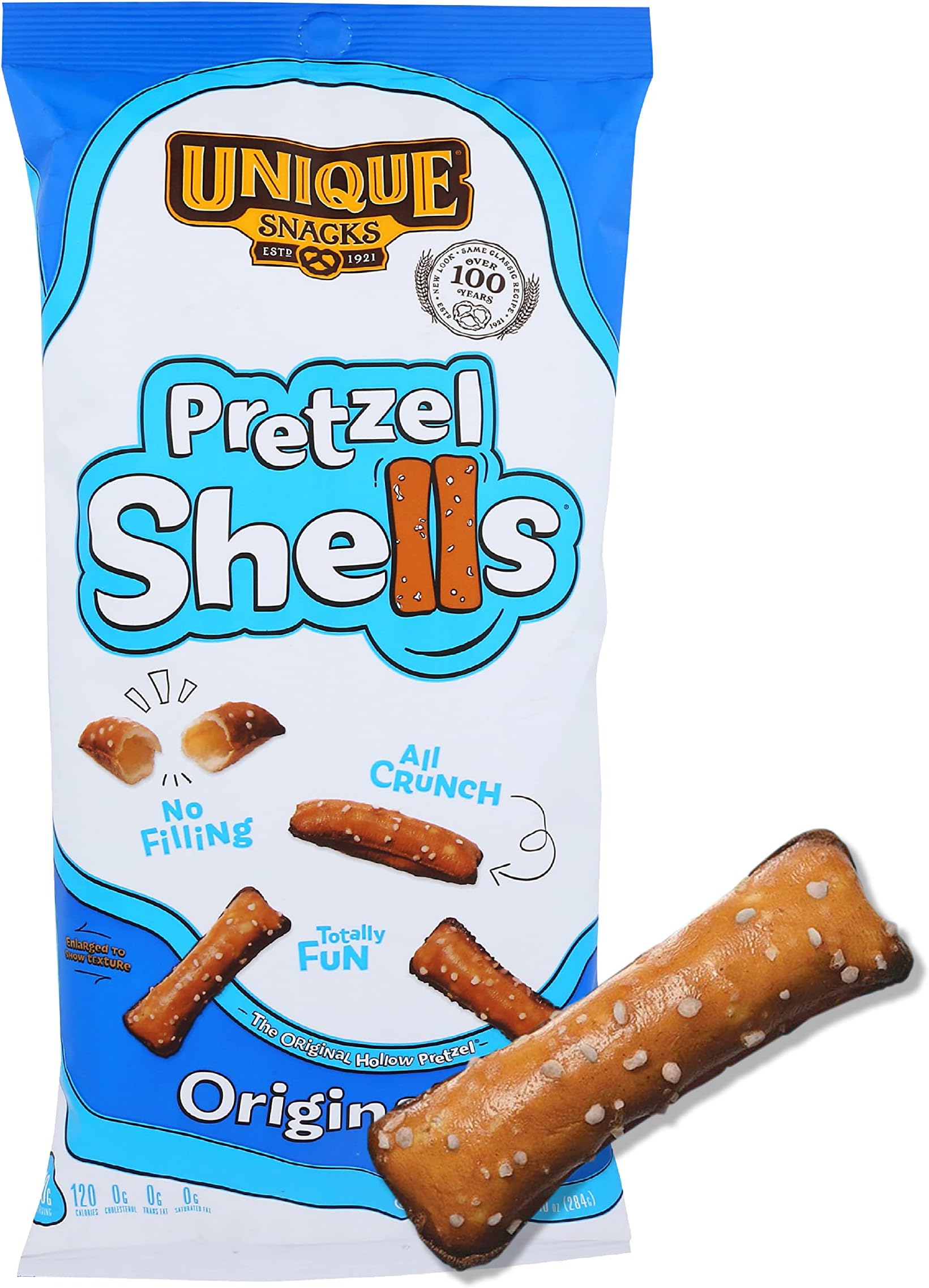 Amazon.com: Unique Snacks Original Pretzel Shells, Delicious Homestyle ...