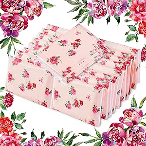 Amazon.com: 60 Packs Pocket Tissues Slim Pack Floral Travel Size ...