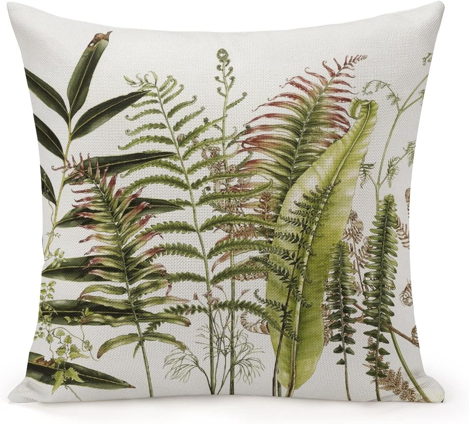 Amazon.com: Australian Ferns Throw Pillow Covers 18"X18" Pillowcase for ...