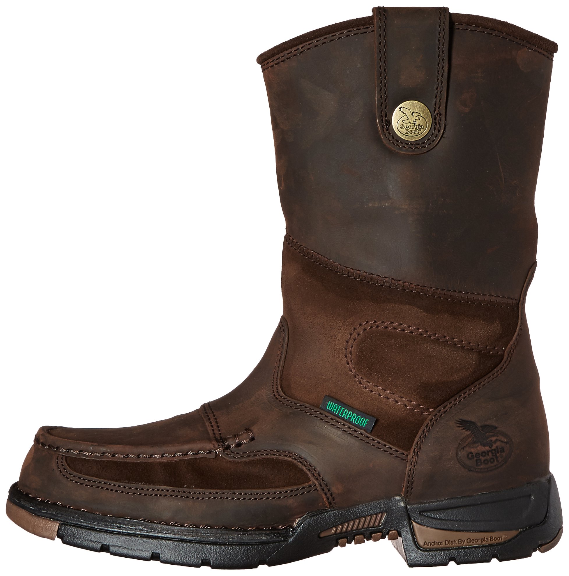 Georgia Boot Georgia Athens Steel Toe Waterproof Wellington Size 14(W)