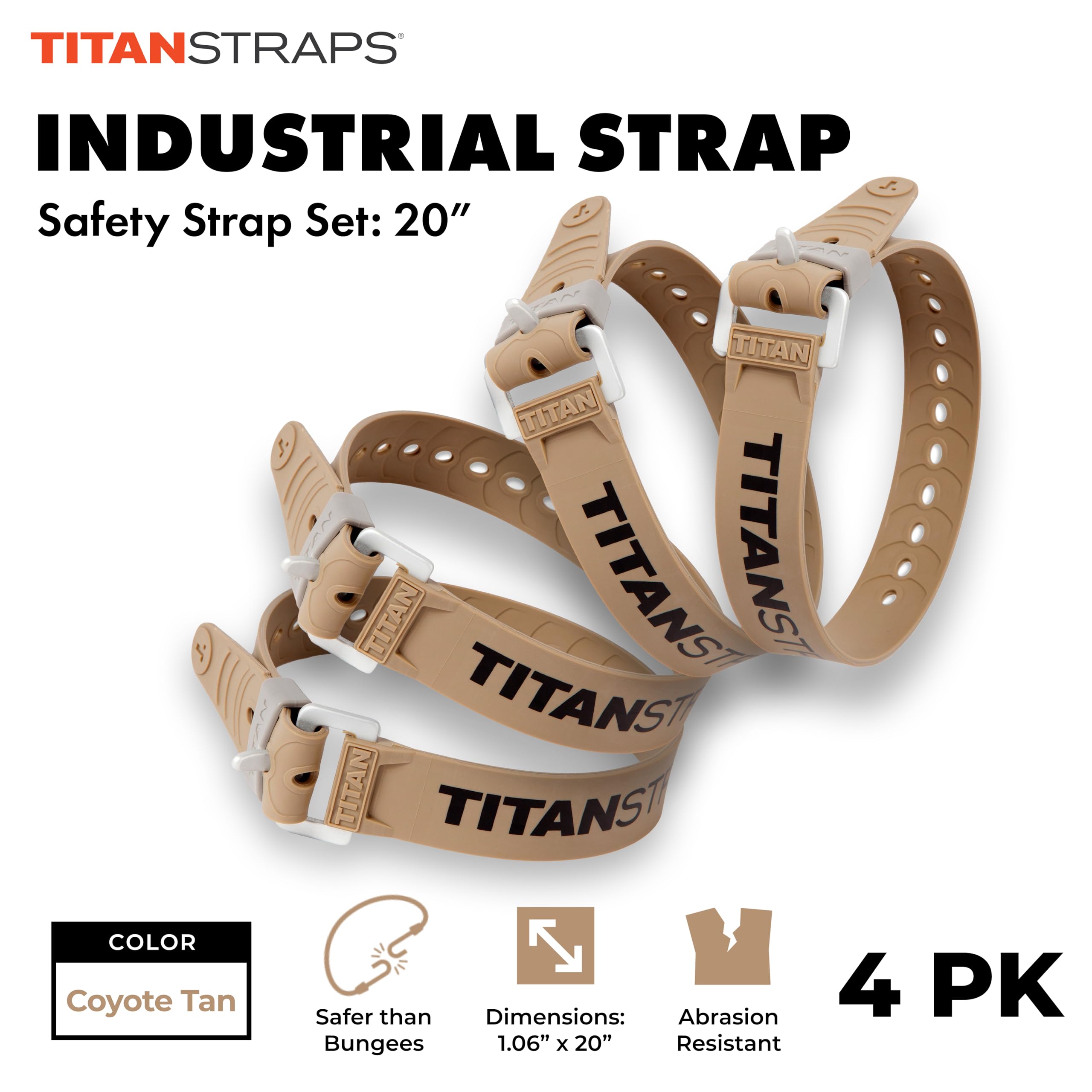Snapklik.com : Titan Industrial Straps Safety Strap Set To Secure Splits