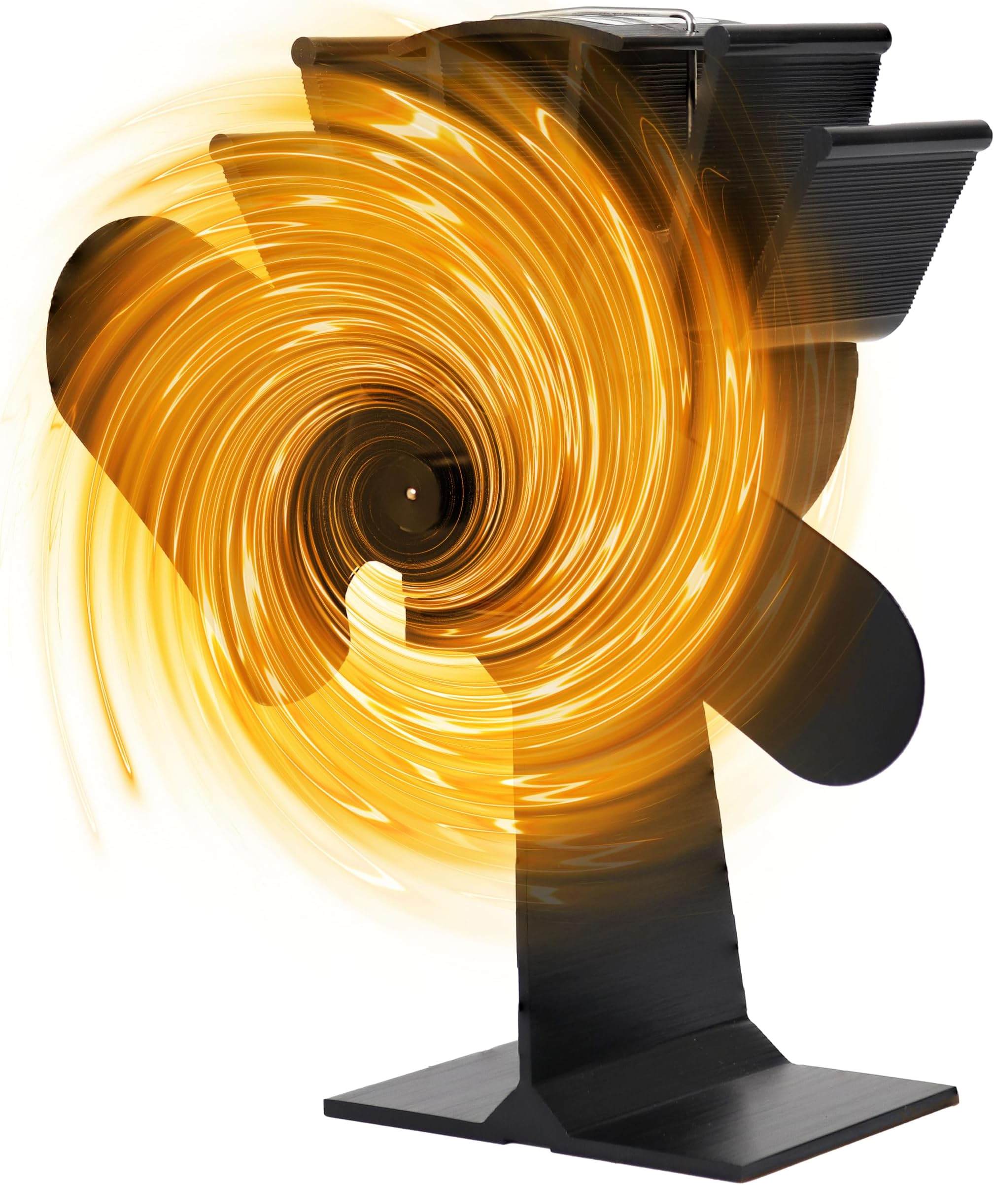Amazon.com: Sunnydaze Wood Stove Fan - Heat-Powered Aluminum Fireplace ...