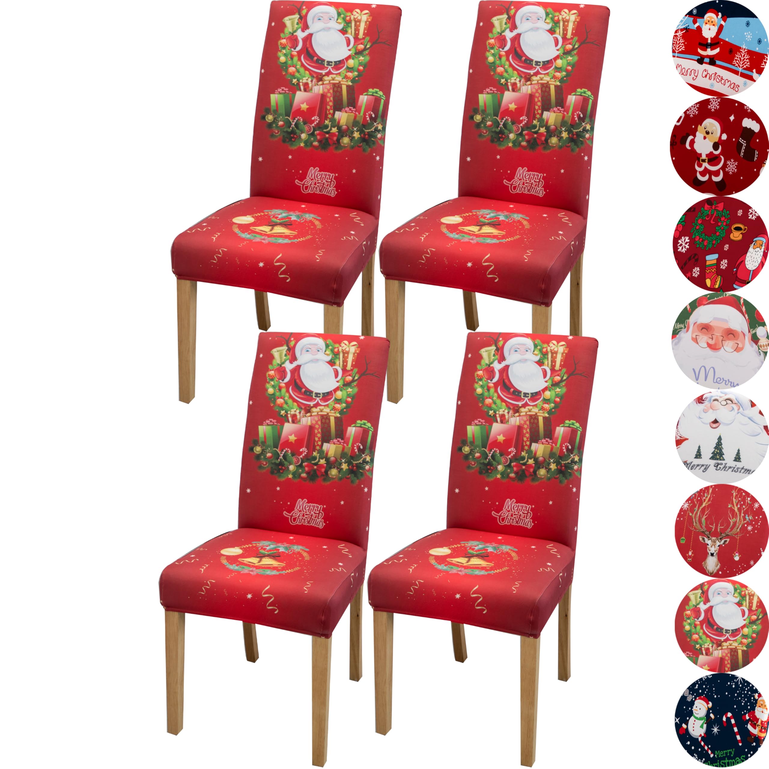 Amazon.com: Lalluxy Stretchy Parson Chair Slipcovers for Dining Room ...