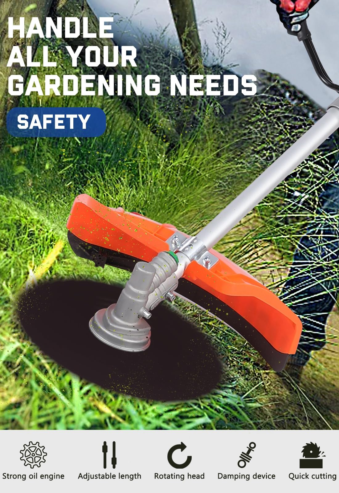 Snapklik.com : Weed Eater Gas Powered - 52cc Weed Wacker, String ...