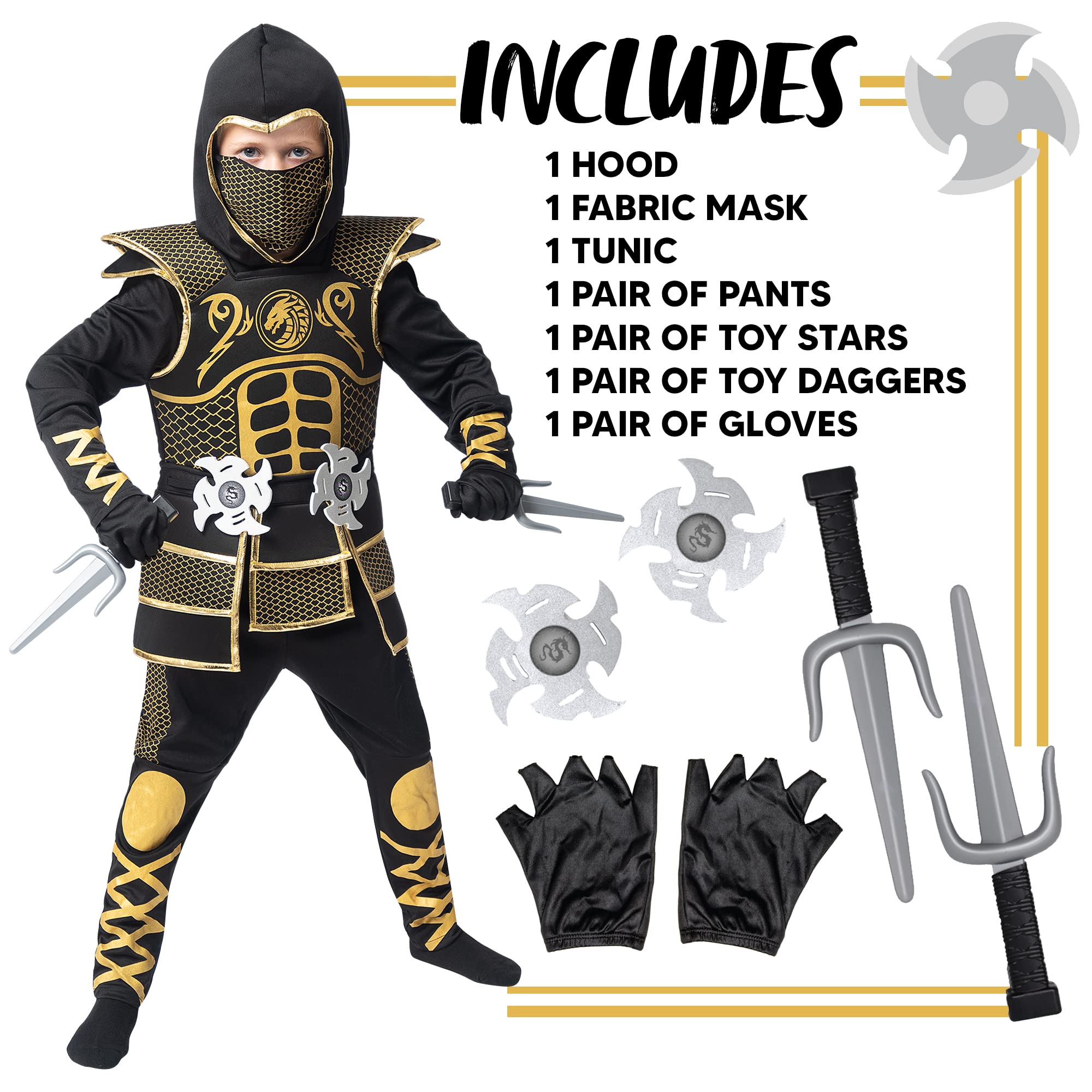 Golden Ninja Costume