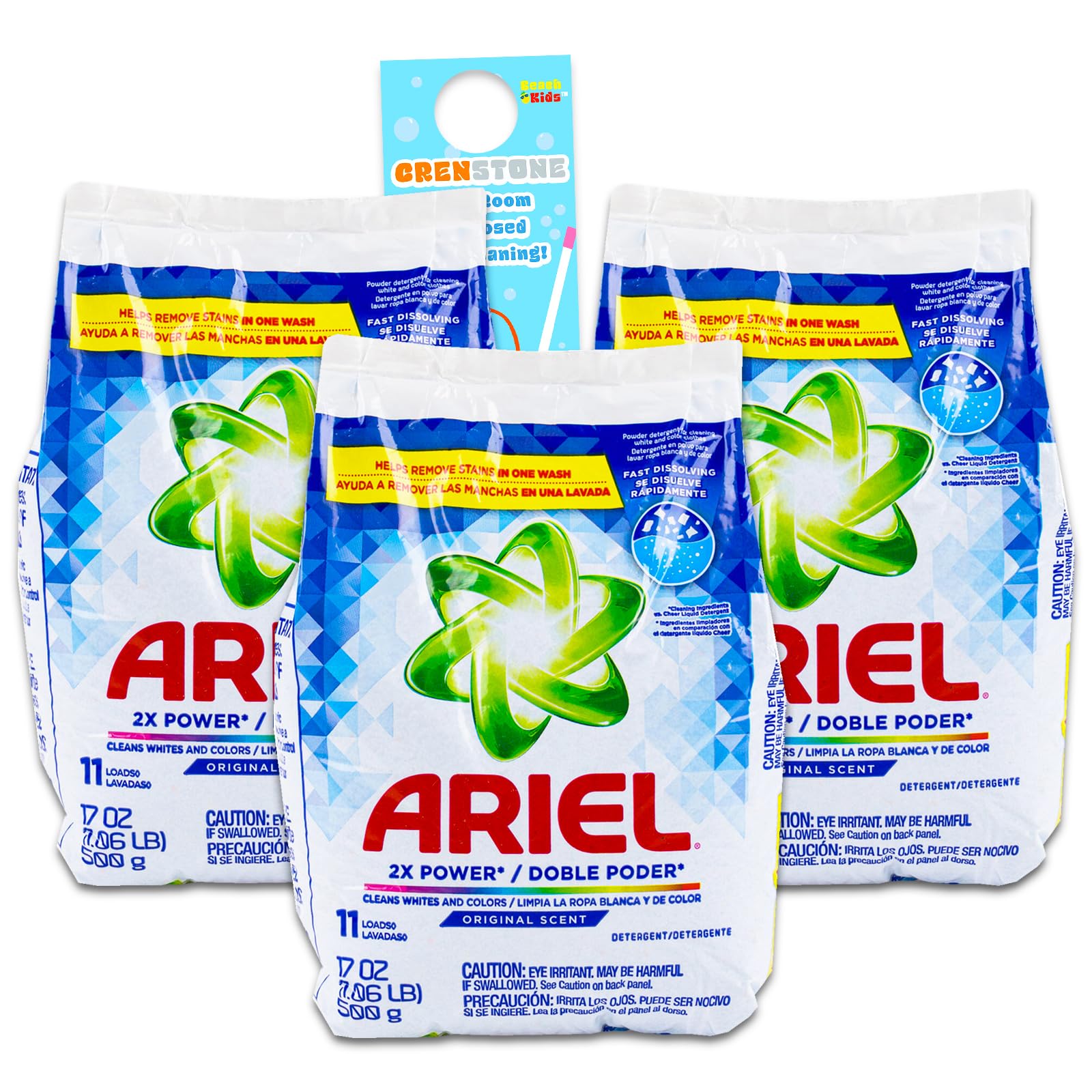 Amazon.com: Ariel Laundry Detergent Powder Set - Bundle of 3 ...