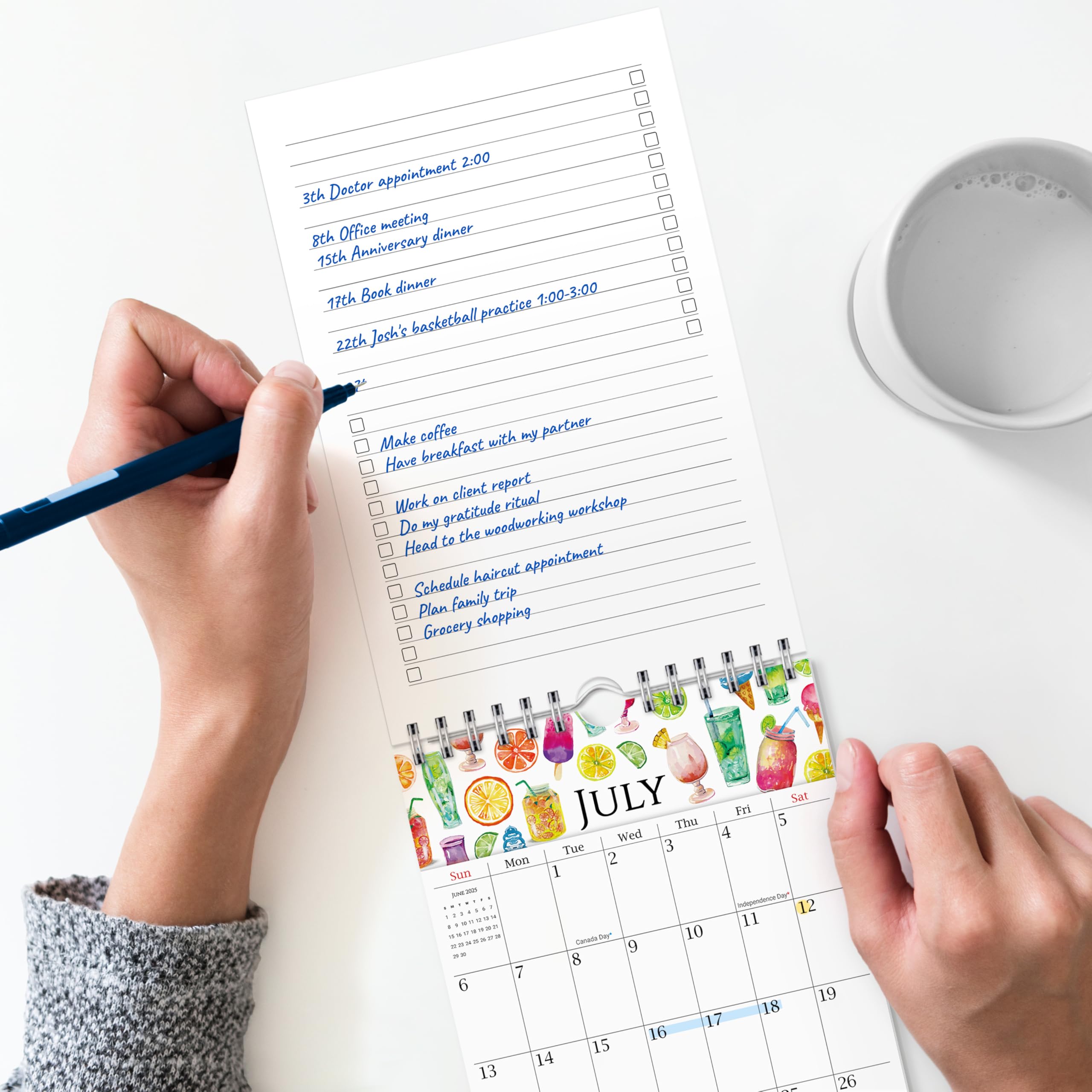 Snapklik.com : CRANBURY Small Notepad Calendar 2025
