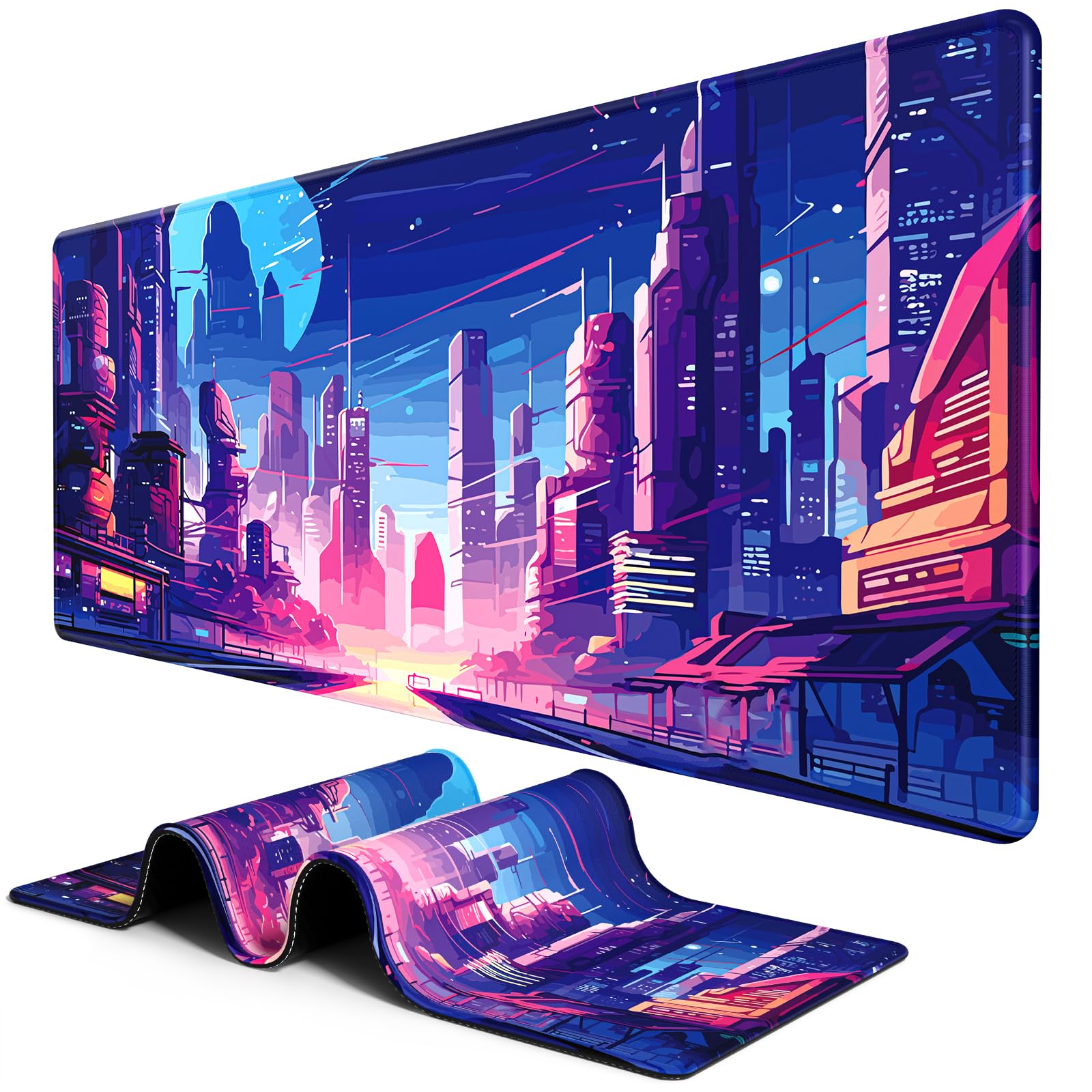 Amazon.com : BOSOBO Large Mouse Pad, Desk Pad, XXL XL Extended Gaming ...