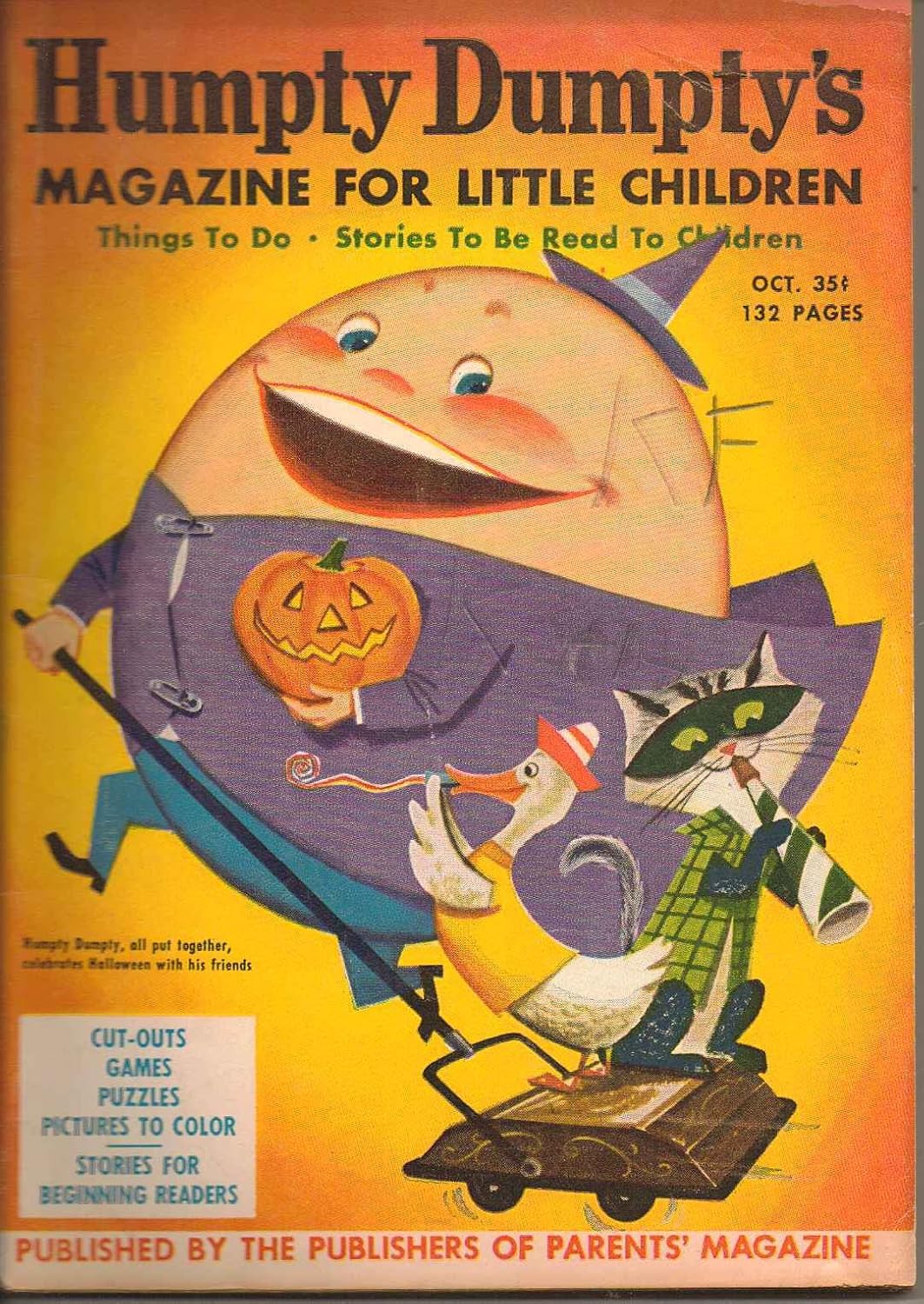 Humpty Dumpty's Magazine for Little Children October 1955: Parent's ...