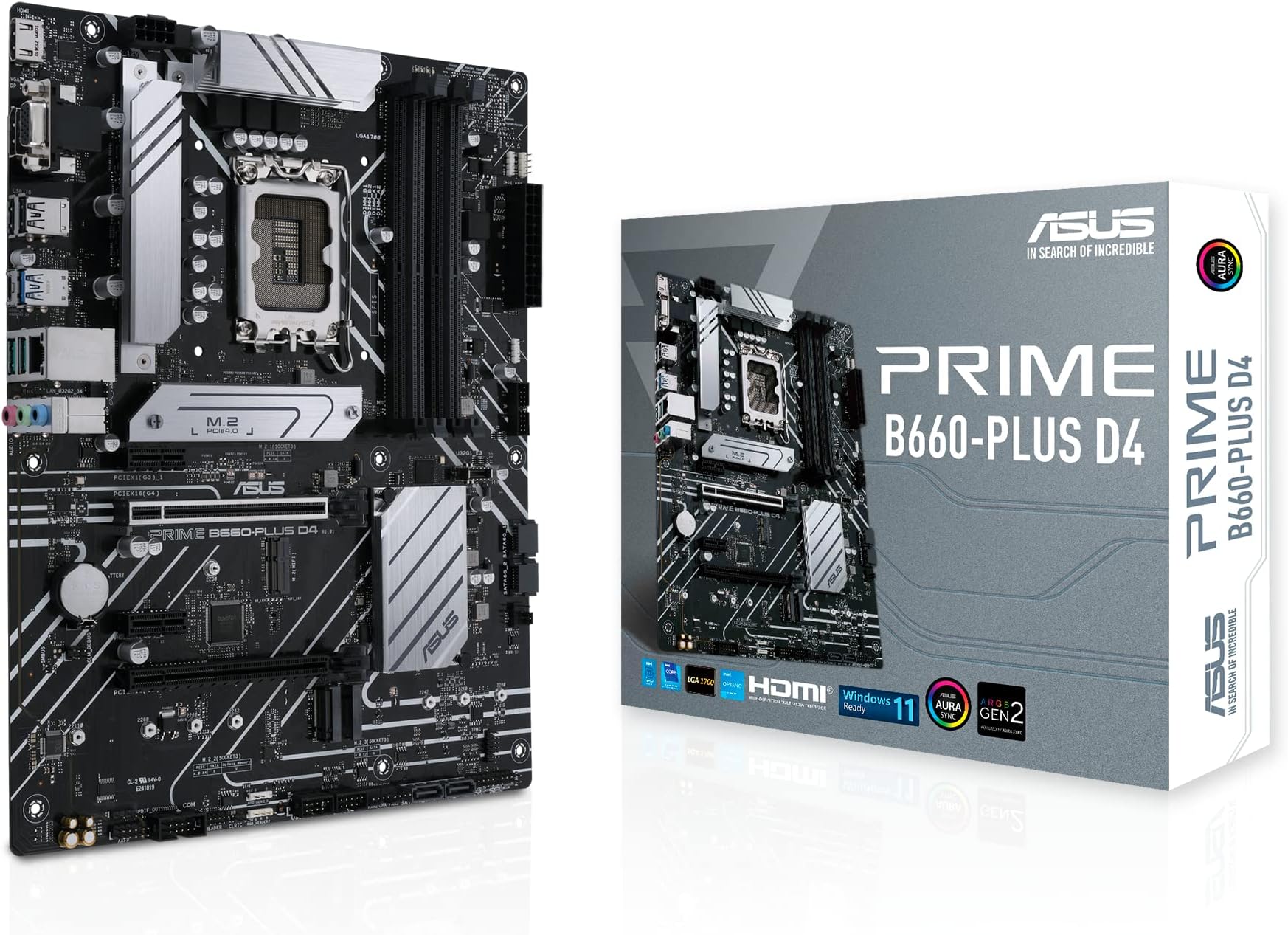 Amazon.com: ASUS Pro B660M-C D4-CSM LGA 1700(Intel 12th Gen) Micro-ATX ...