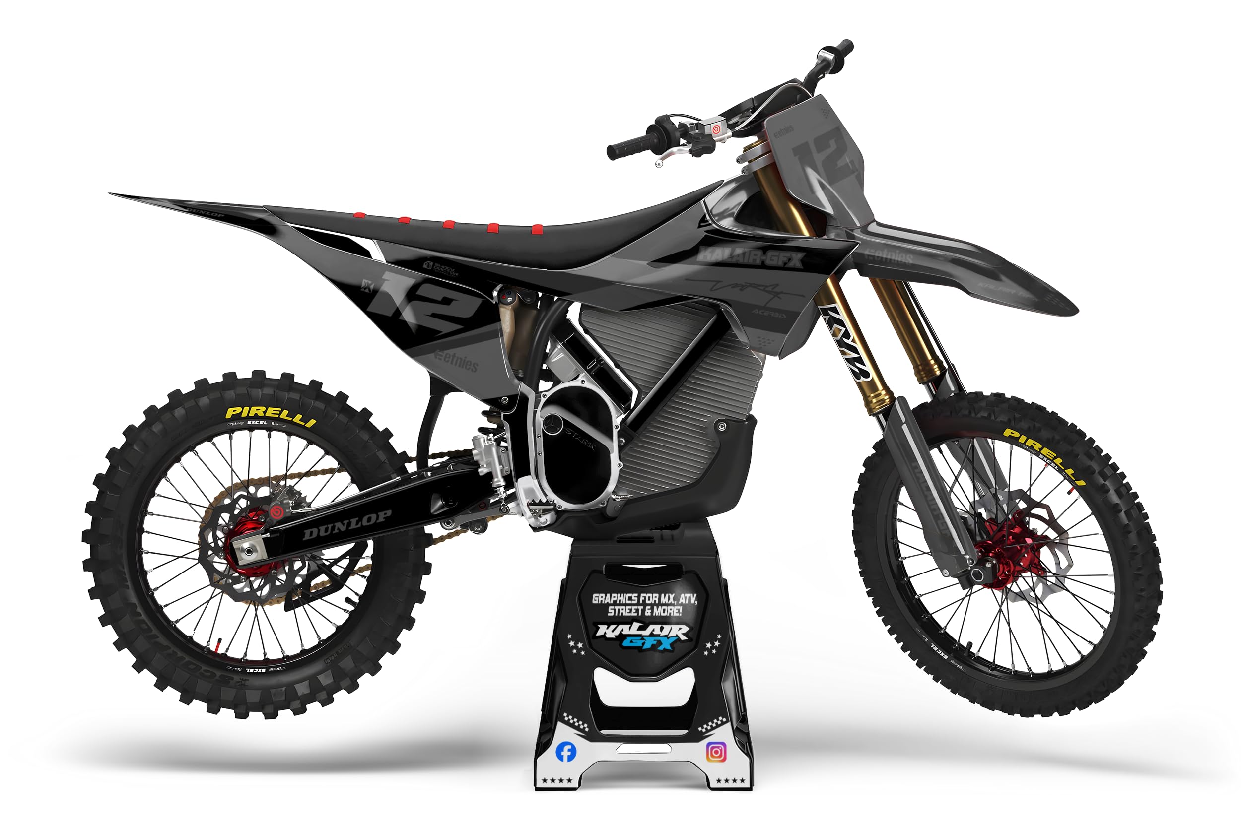 Graphics Kit For Stark Future Varg Electric Dirt Bike All | Desertcart ...